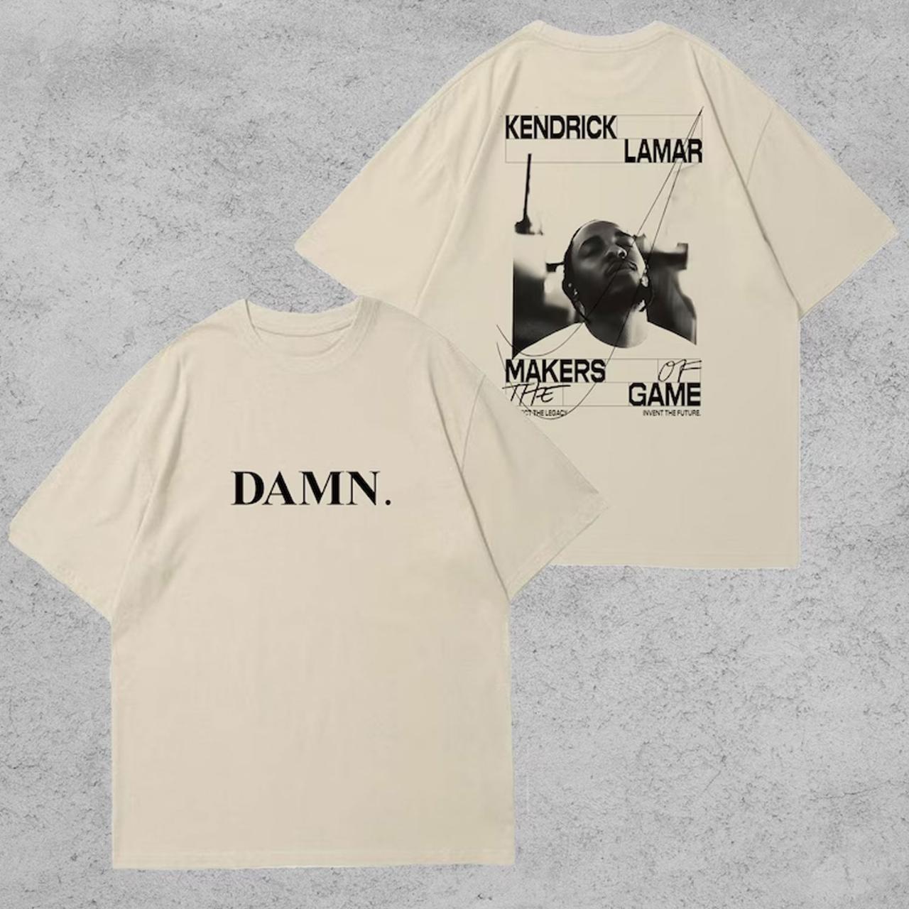 Vintage Kendrick Lamar Damn Shirt - Print in 100%... - Depop