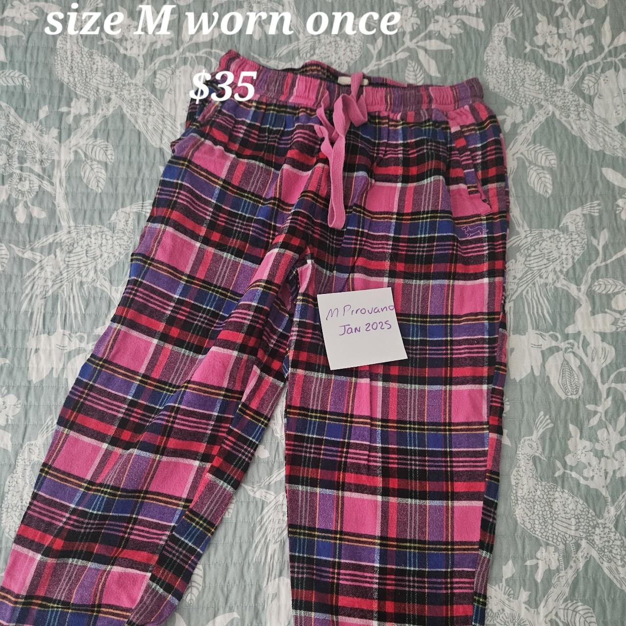 Peter Alexander plaid pants size M worn once - Depop