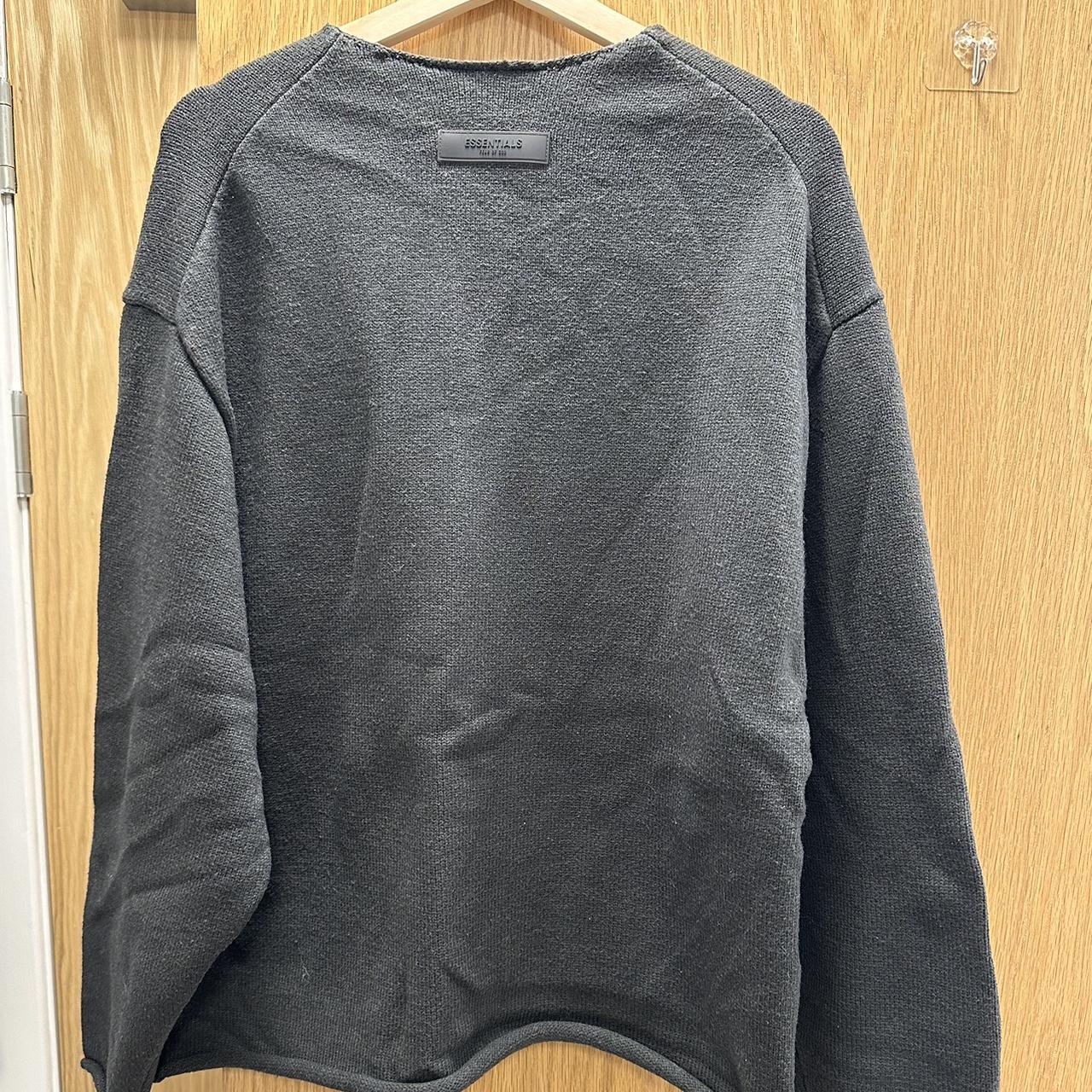Fear of god essentials 1977 knit sweater Size s.... - Depop