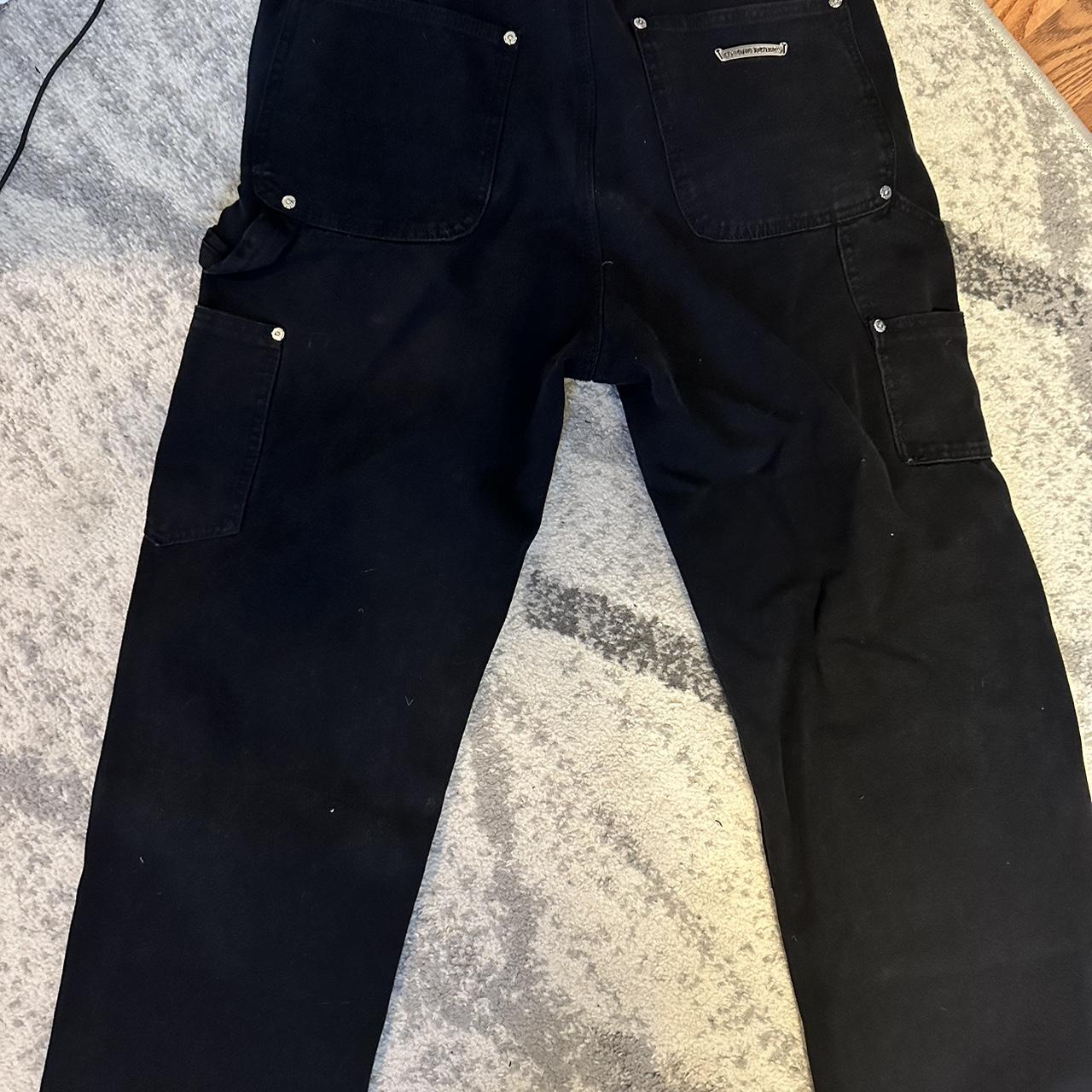 Chrome Heart Carpenter Pants Size 32 Worn once... - Depop