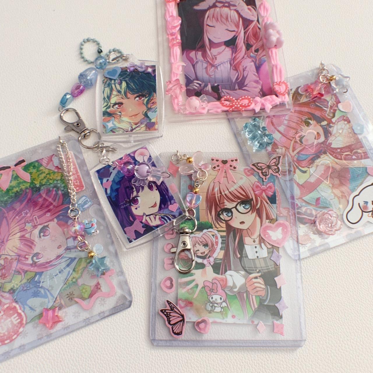 selling custom keychains, toploader etc i take... - Depop