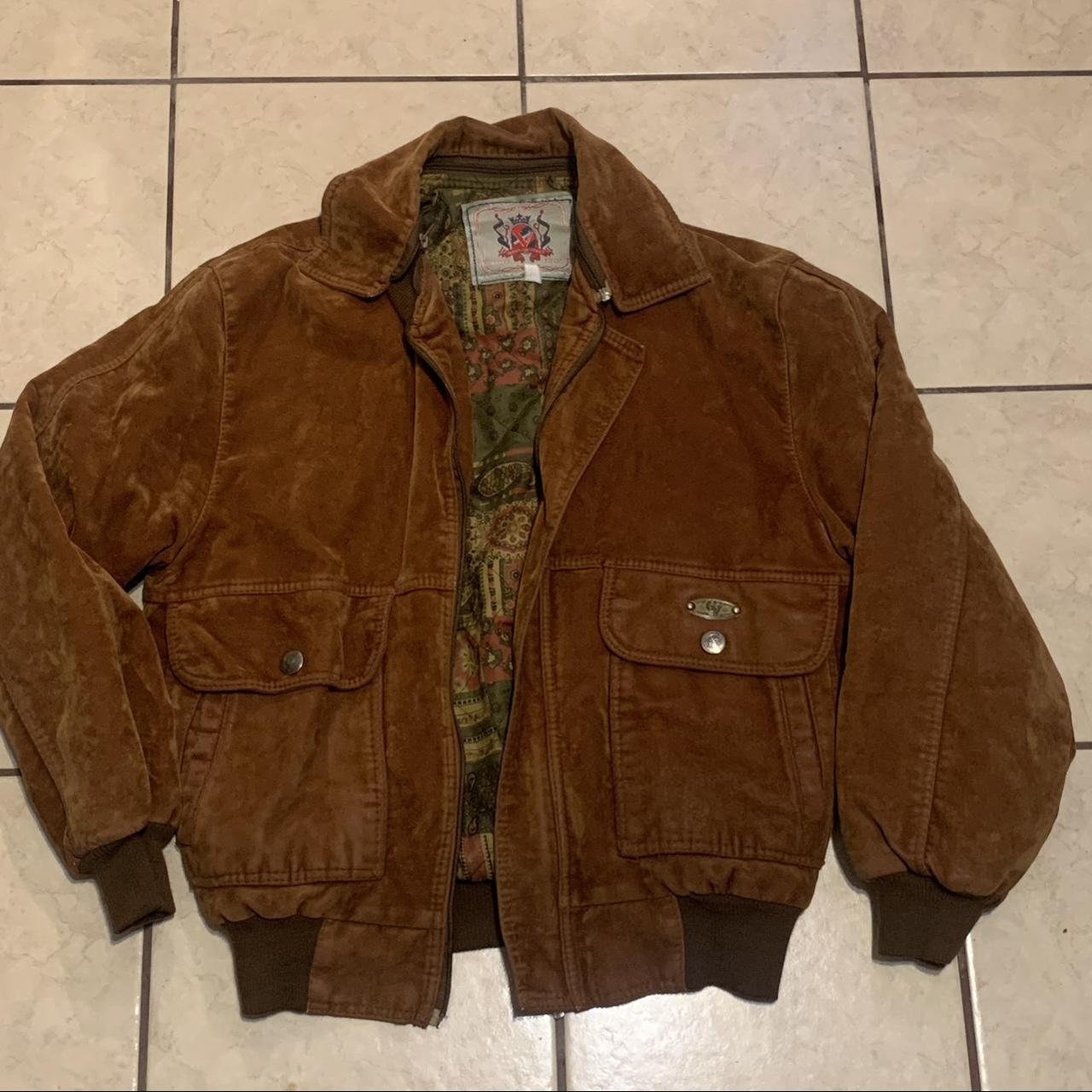 Alta Moda Suede Jacket Made in Italy Size: Large - Depop