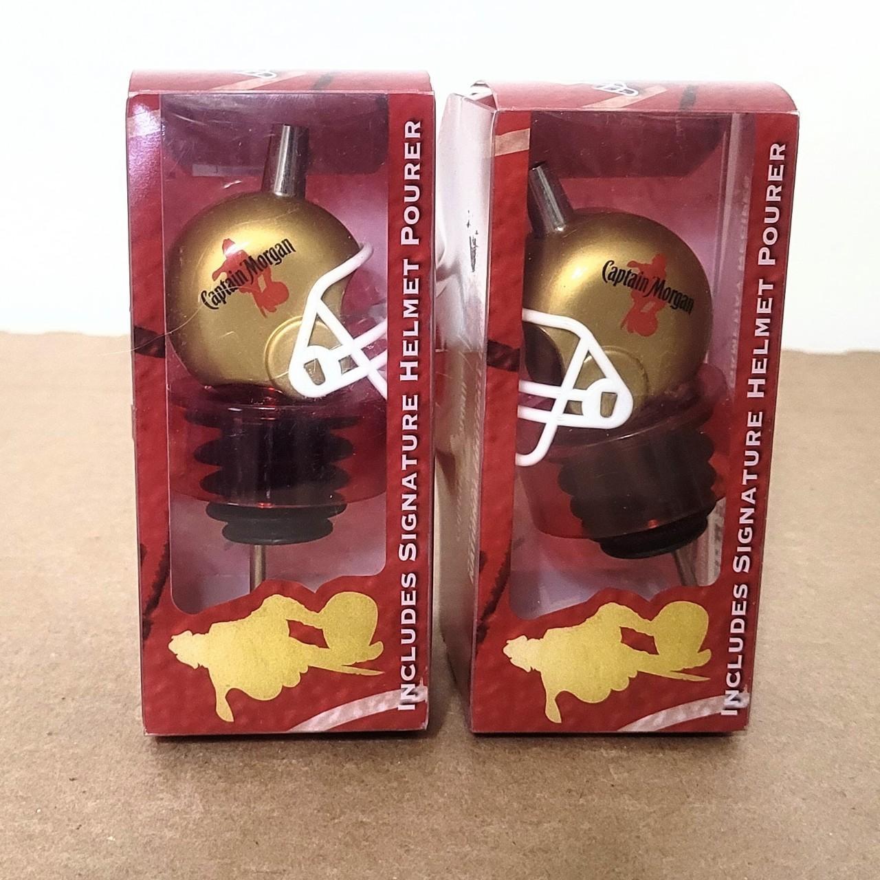 Captain Morgan NFL Helmet Bottle Top Pourer Spouts... - Depop