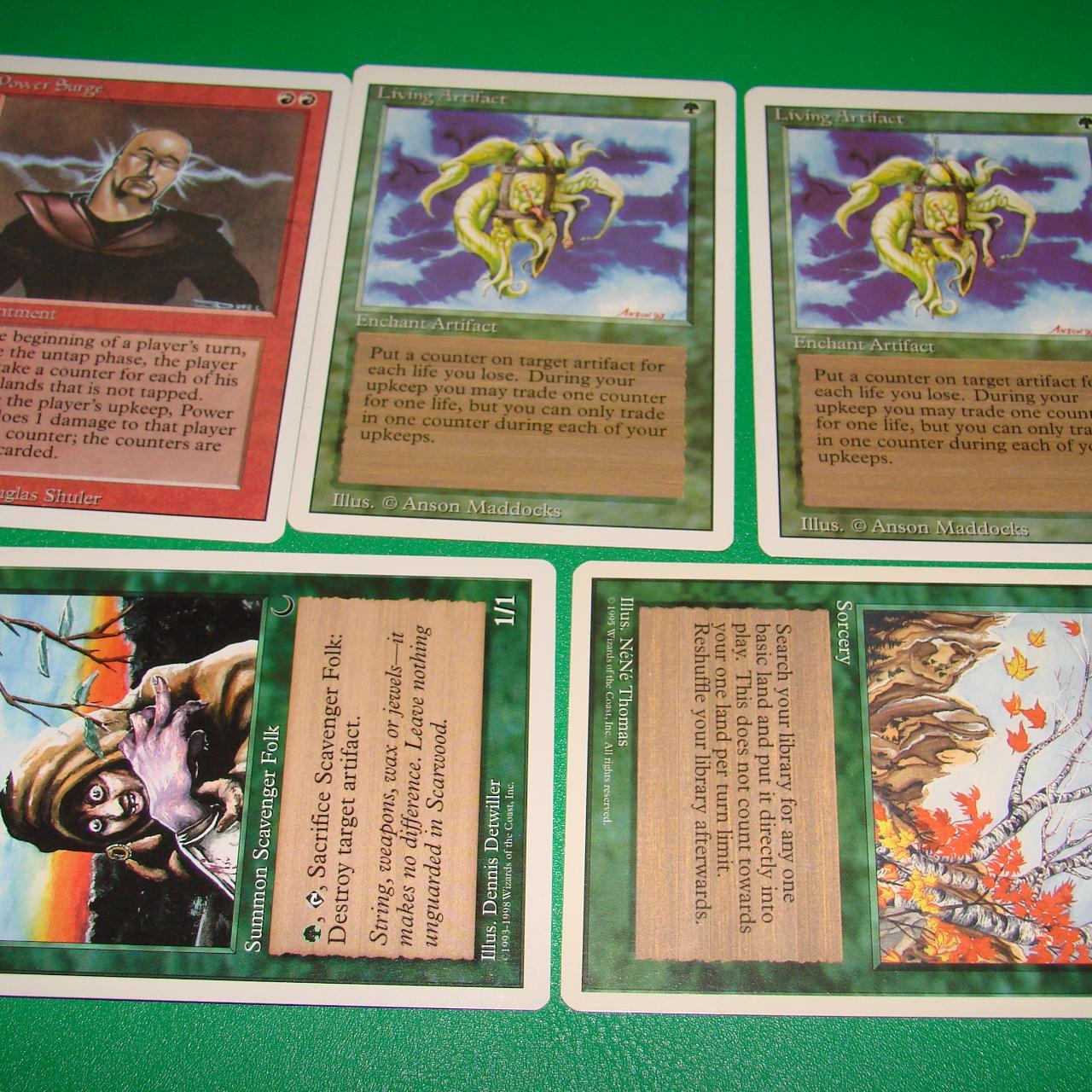 MTG REVISED red GREEN magic card lot #mtgcard ... - Depop