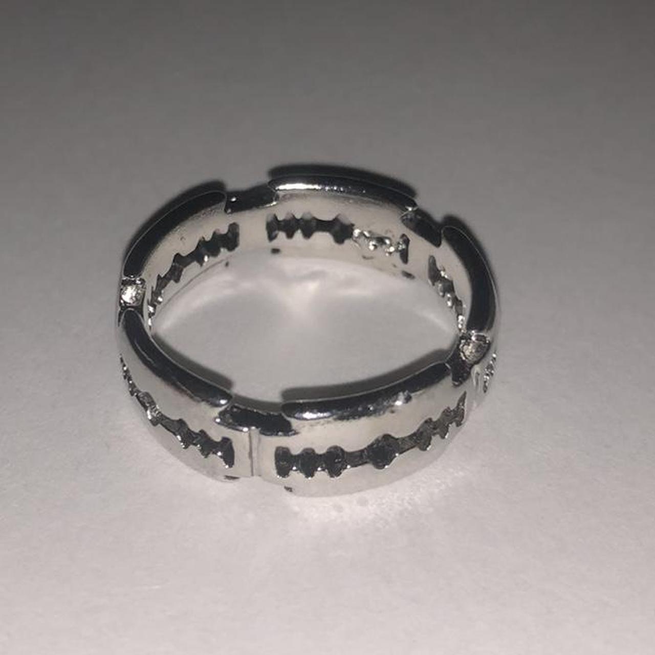 Razor Blade Ring⛓️ 🔪 Brand new, silver color. Size... - Depop