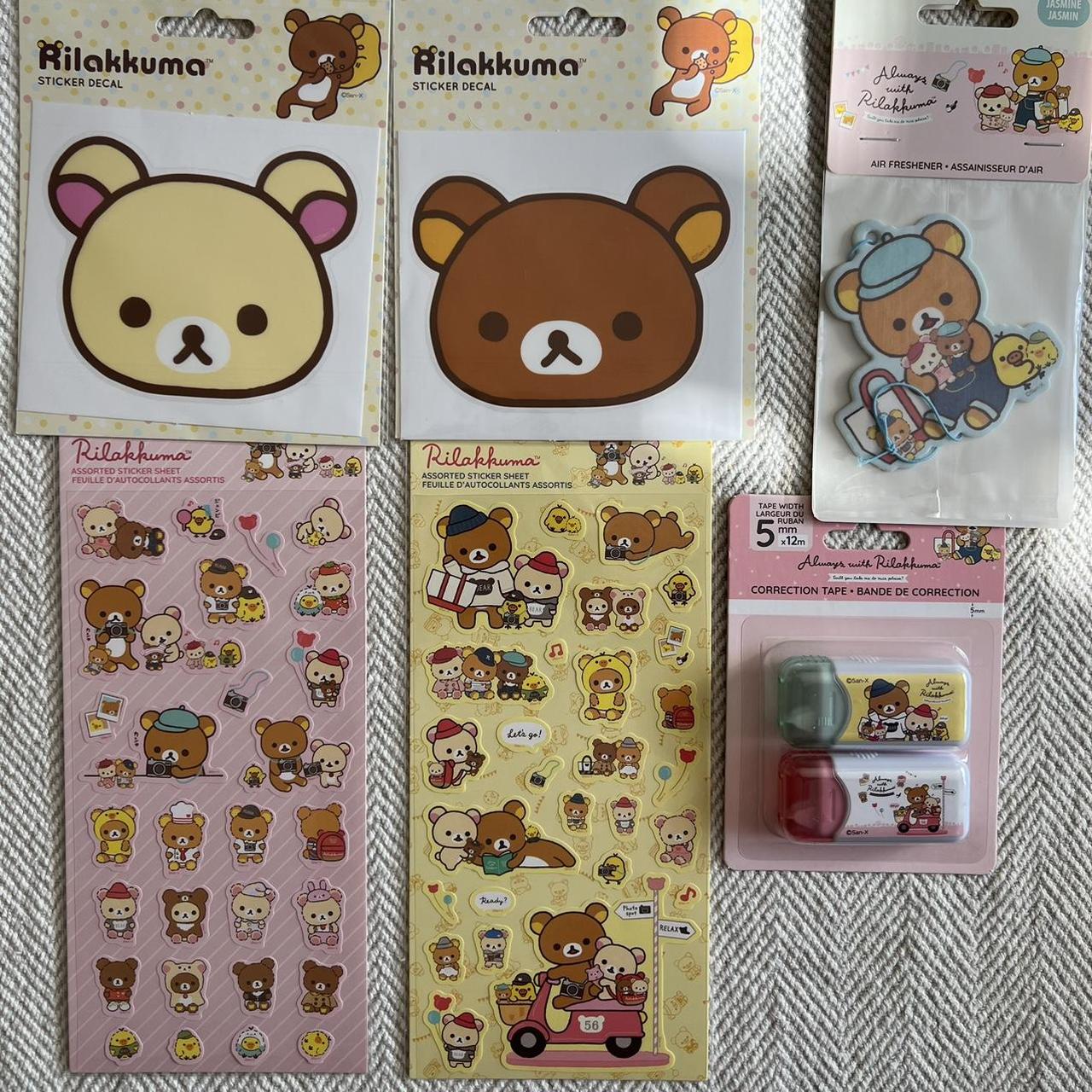 Rilakkuma San-x Stationary Sticker Bundle Set Comes... - Depop