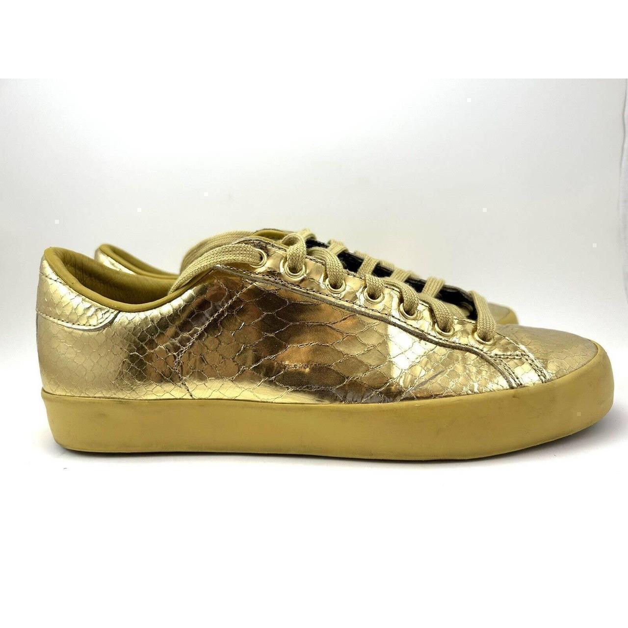 Adidas Originals by Jeremy Scott Rod Laver Gold... - Depop