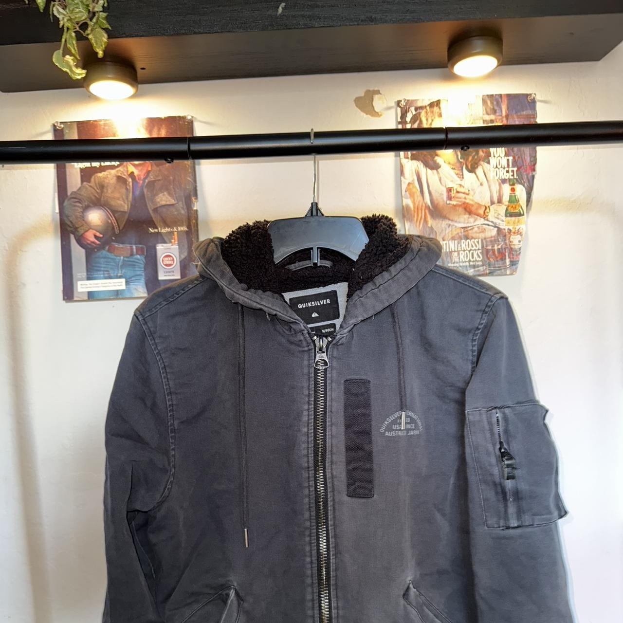 90’s Quicksilver tech zip-up with fleece liner #surf... | Depop