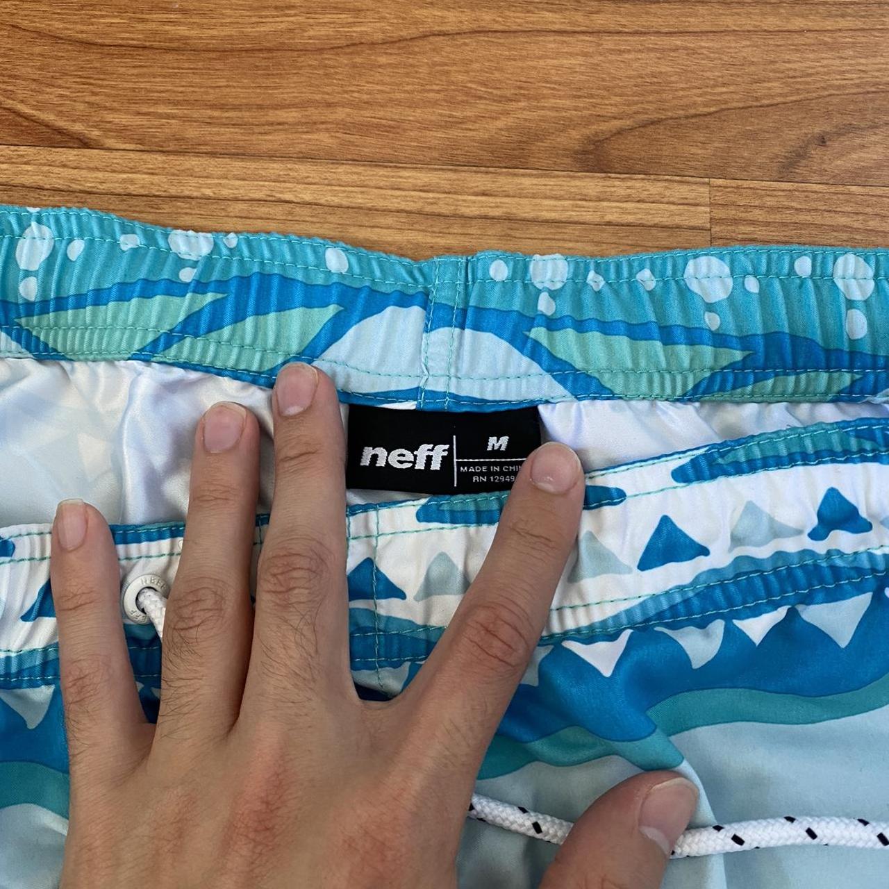 Blue NEFF bathing suit. Size medium. In great... - Depop