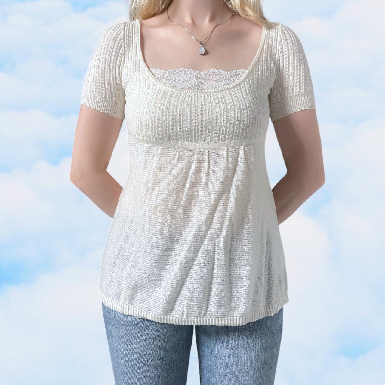 Y2k vintage Abercrombie & Fitch babydoll hooded... - Depop