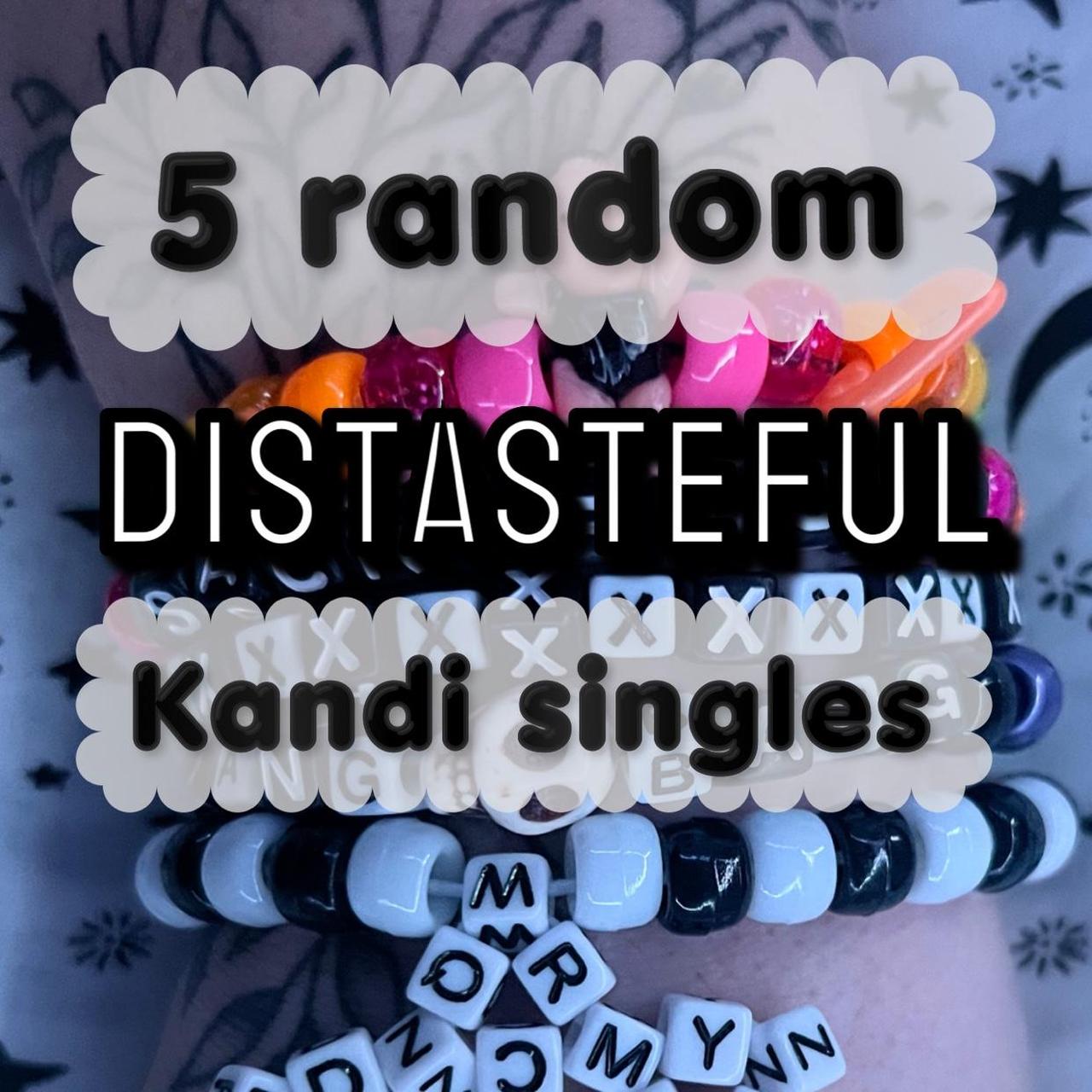 5 pack of distasteful Kandi singles 🌈 freebies with... - Depop