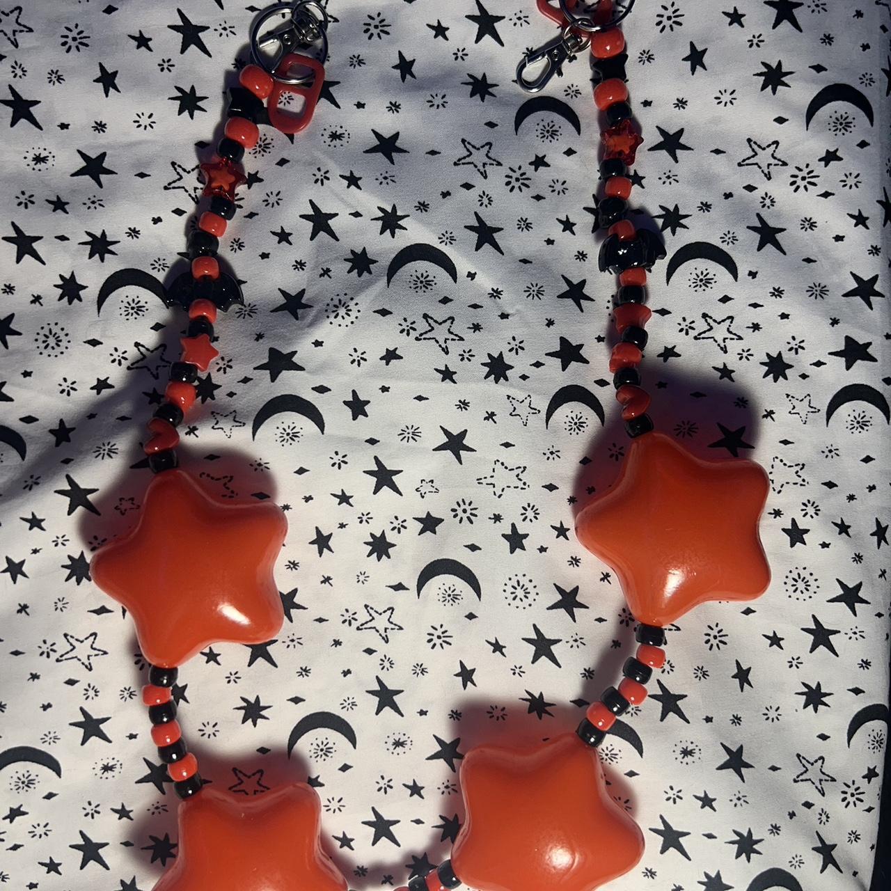 Red star ball pit chain 🌈 freebies with every... - Depop