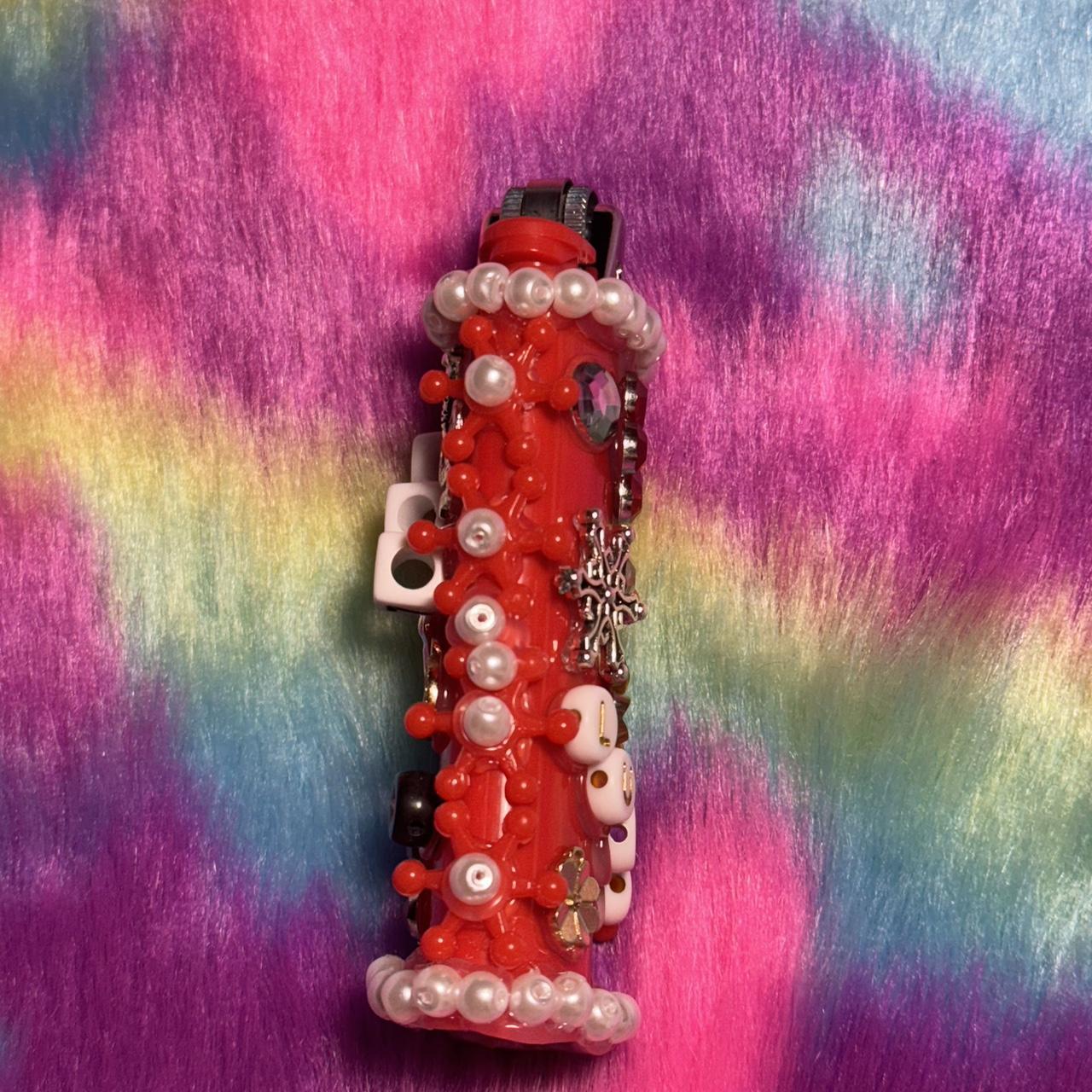 777 luck kandi lighter Brand new lighter ! 🩷... | Depop