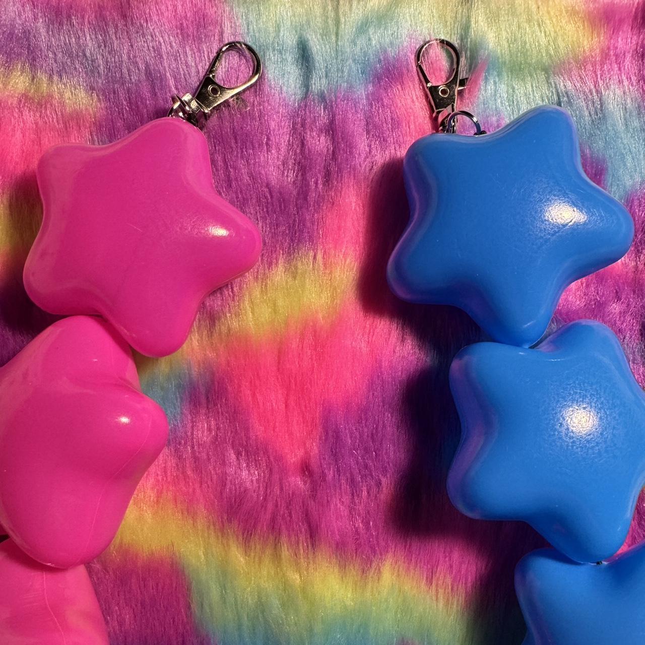 Pink/blie/purple star ball pit chain I need to use... - Depop