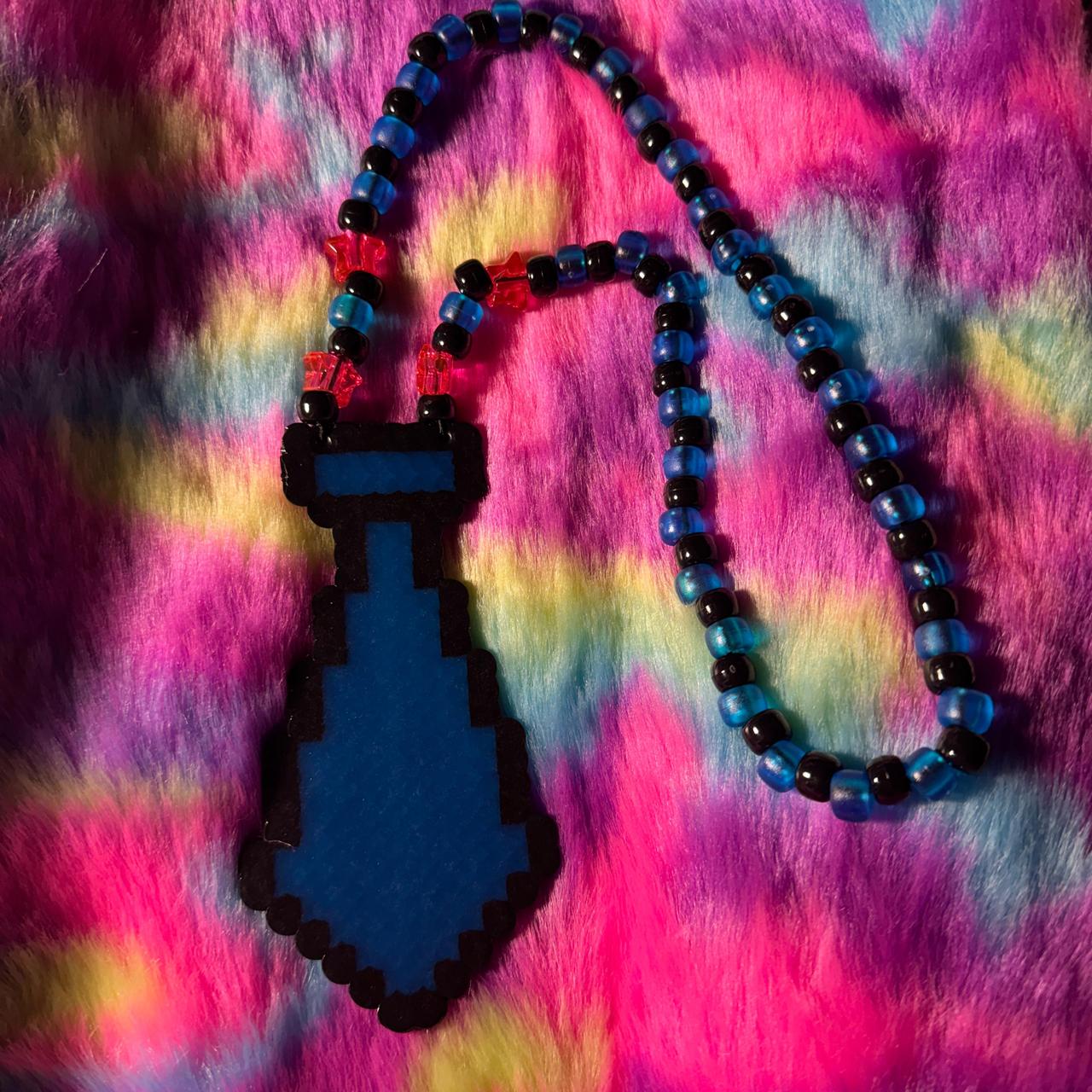 Emo tie Kandi necklace 🖤freebies goodie bag with... | Depop