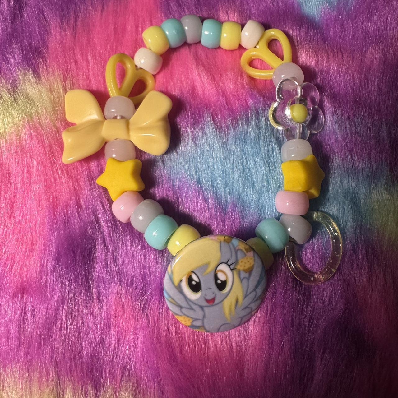 My little pony pin kandi single 🖤freebies goodie... | Depop