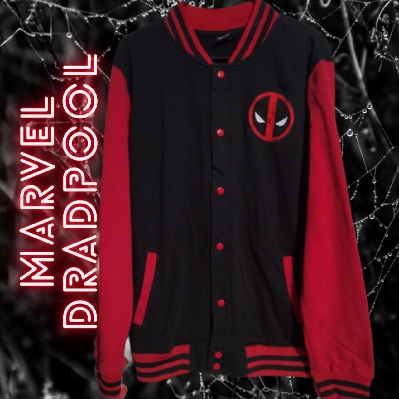 Deadpool by Marvel Varsity jacket. Men's size Large. - Depop
