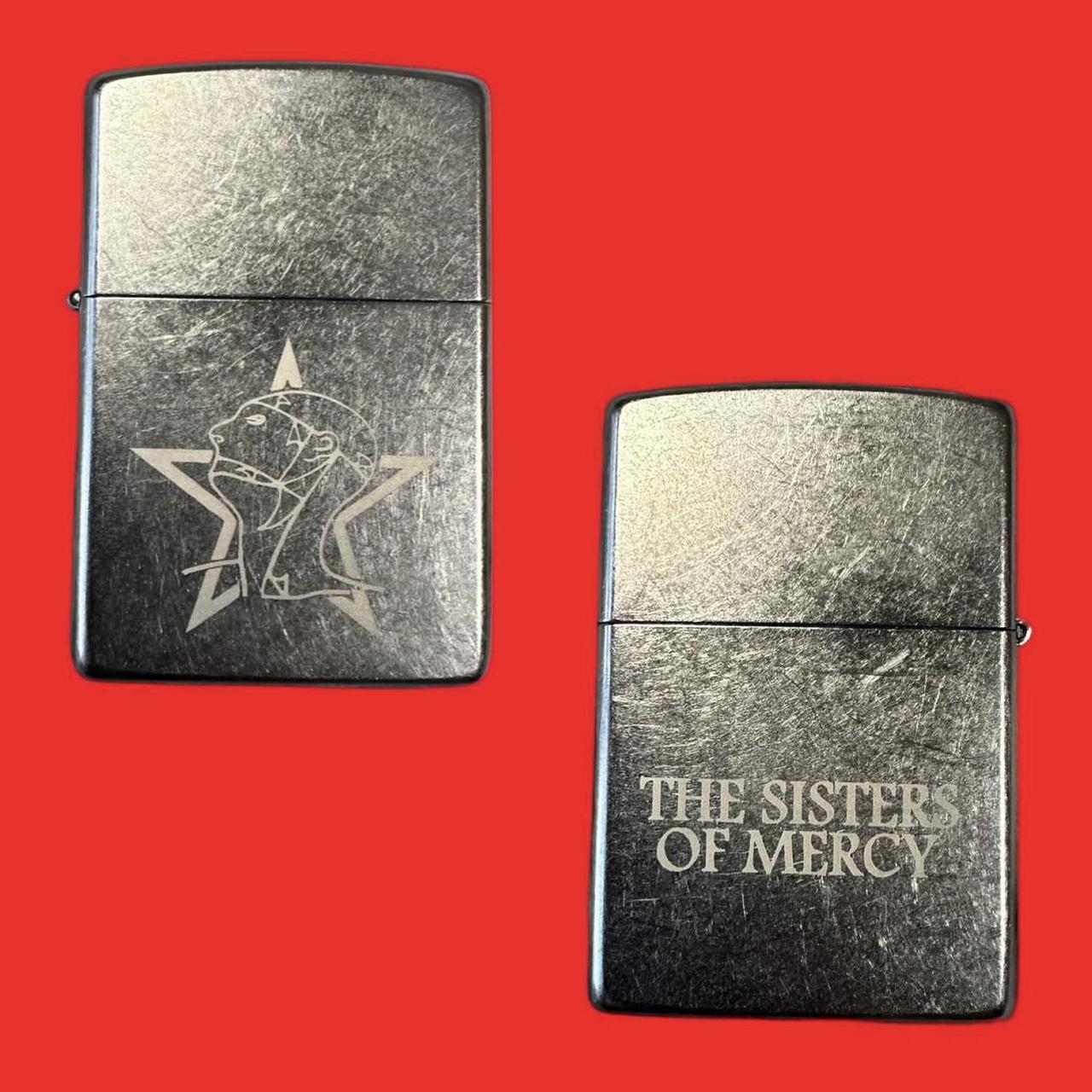 The Sisters of Mercy two sided street chrome zippo.... - Depop
