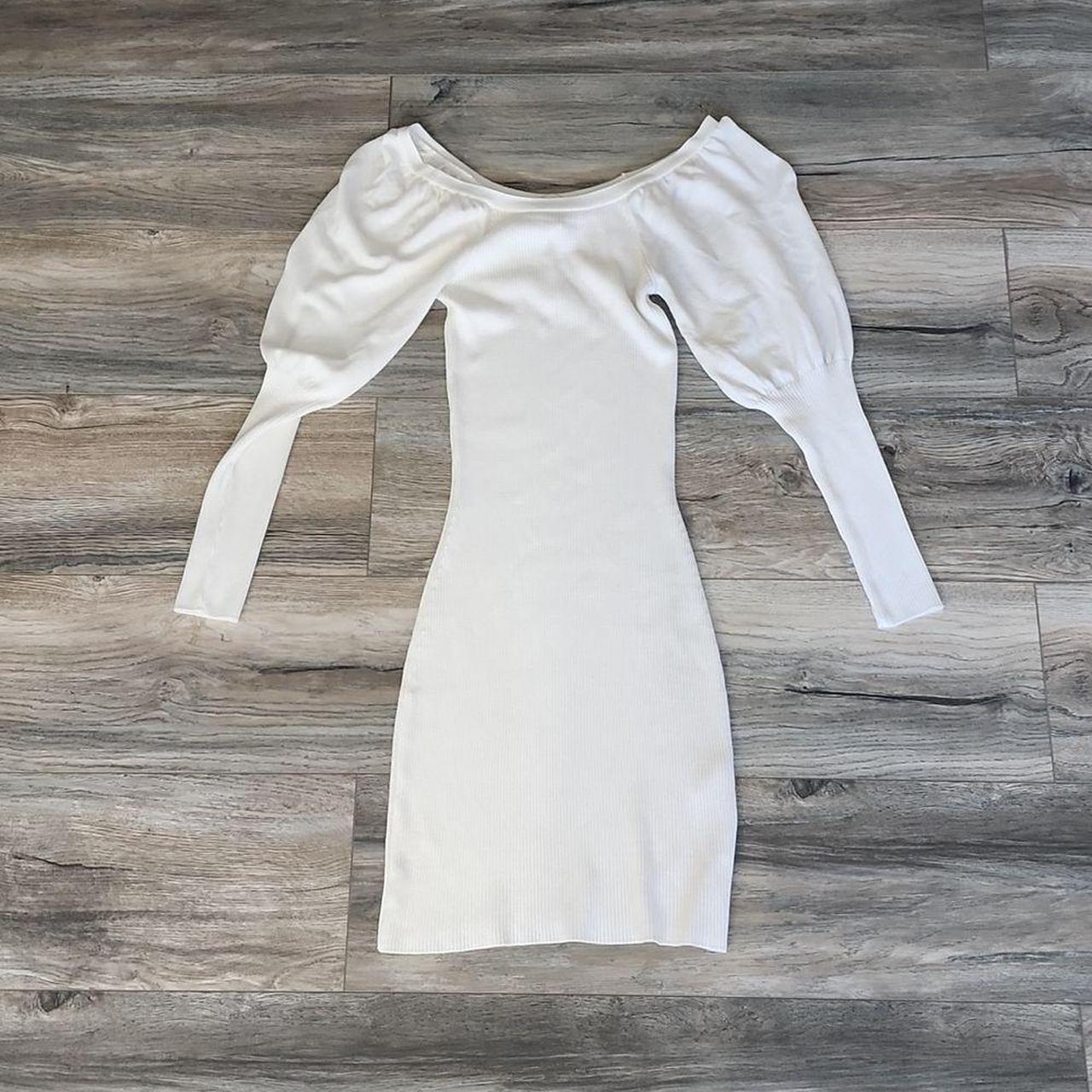 Size 2 ASOS Long Puff Sleeve Sweater Dress ☆NWT, New... - Depop