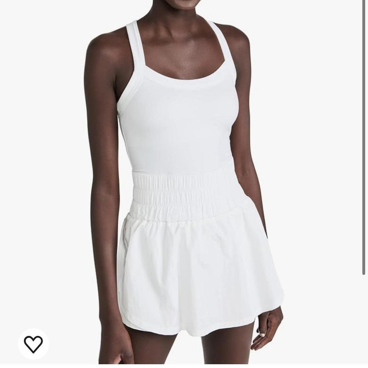 FP MOVEMENT Free People white workout romper (never... - Depop