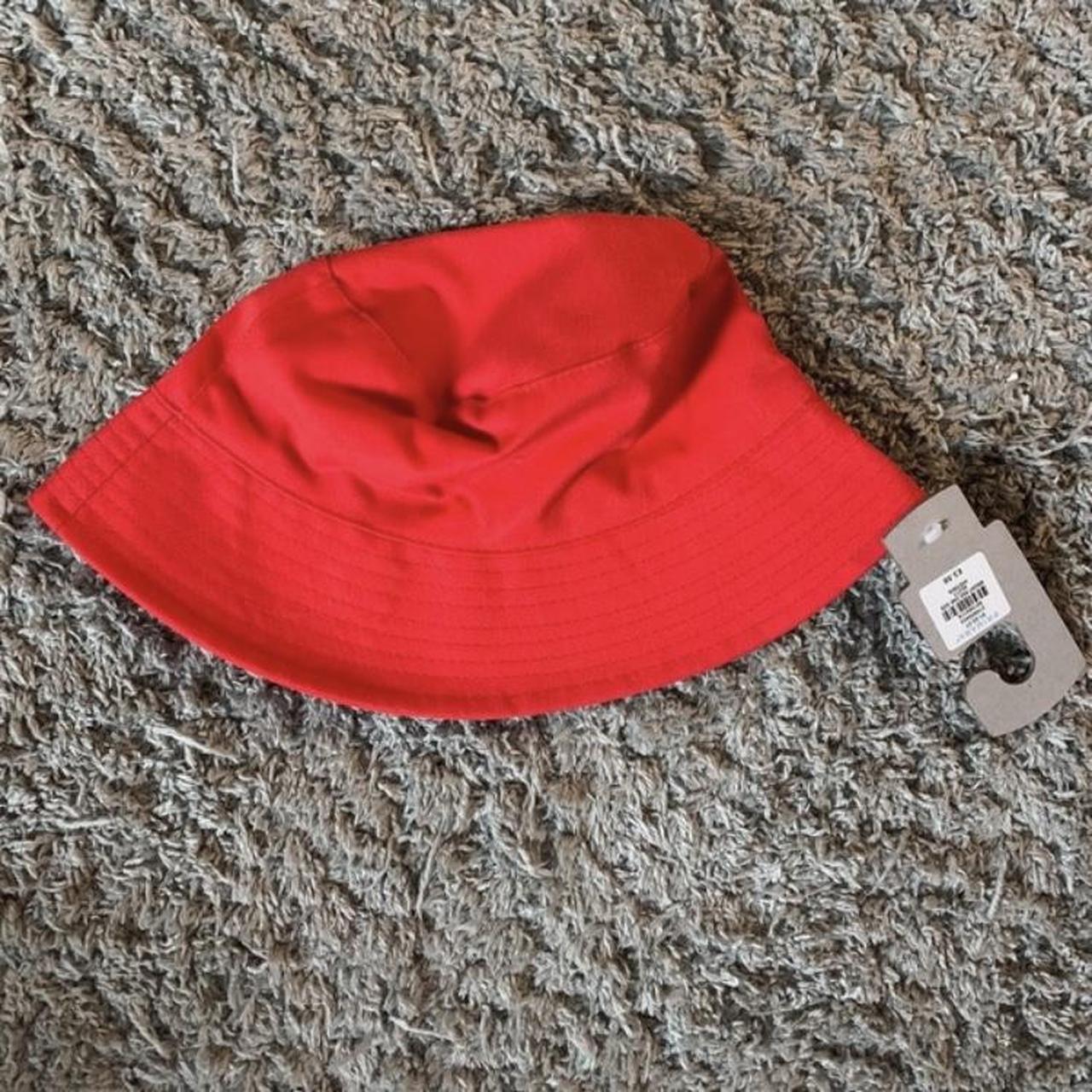 Red bucket hat brand new with tags. Primark Also... - Depop