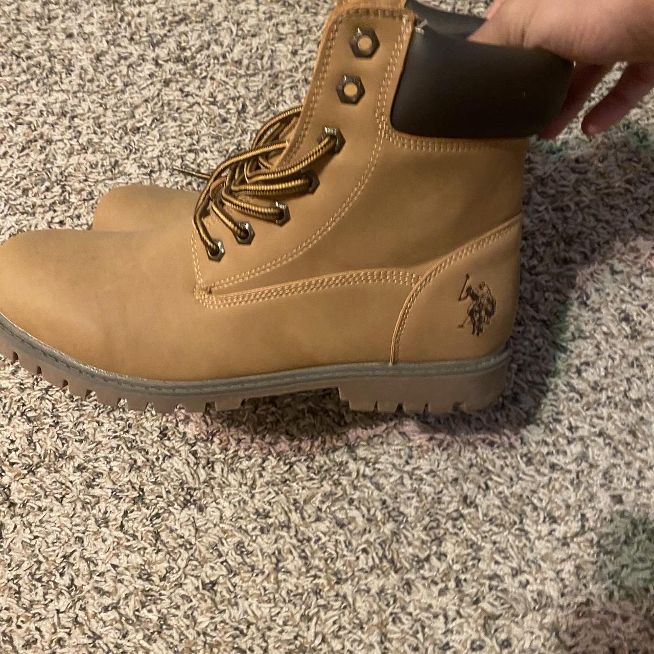 USPA TIMBS Size 9.5M but fits big so 10,10.5 will fit - Depop