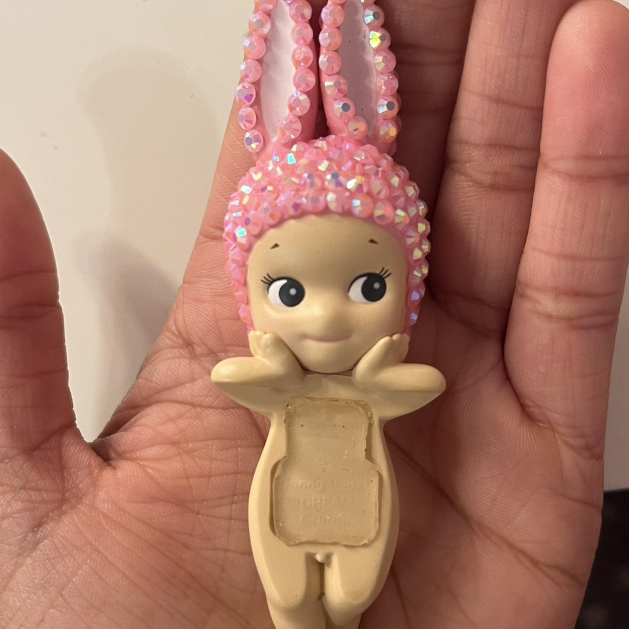 Pink Bunny Sonny Angel Bedazzled by me - NO OFFERS... | Depop