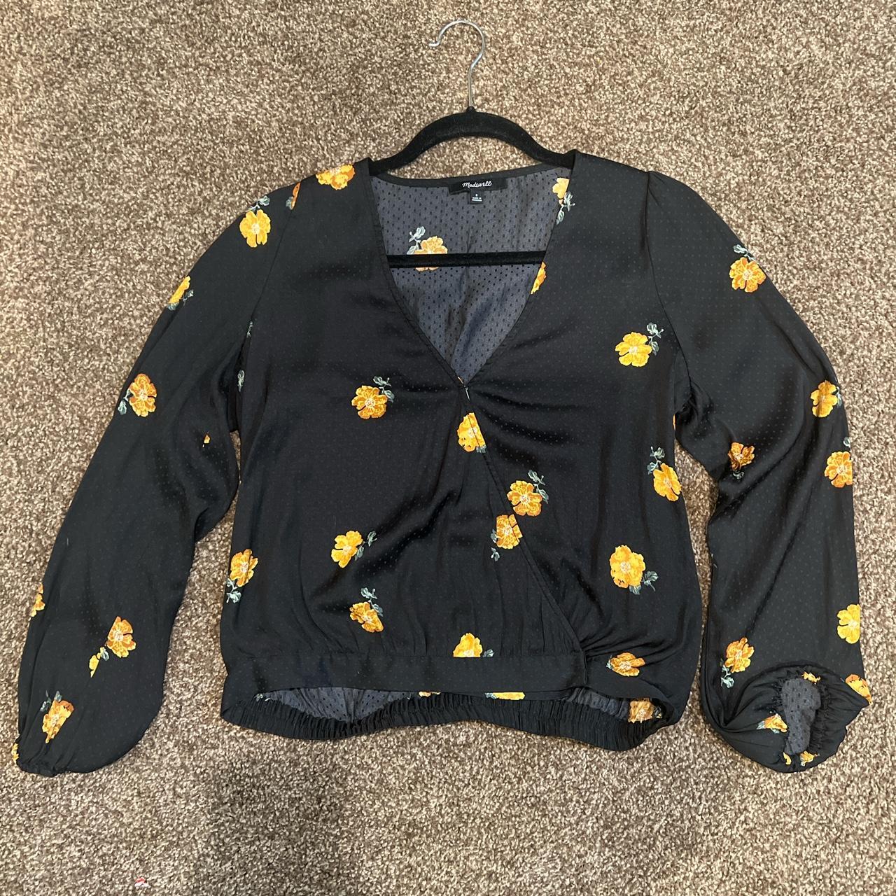 Madewell blouse in perfect condition. Floral.... - Depop