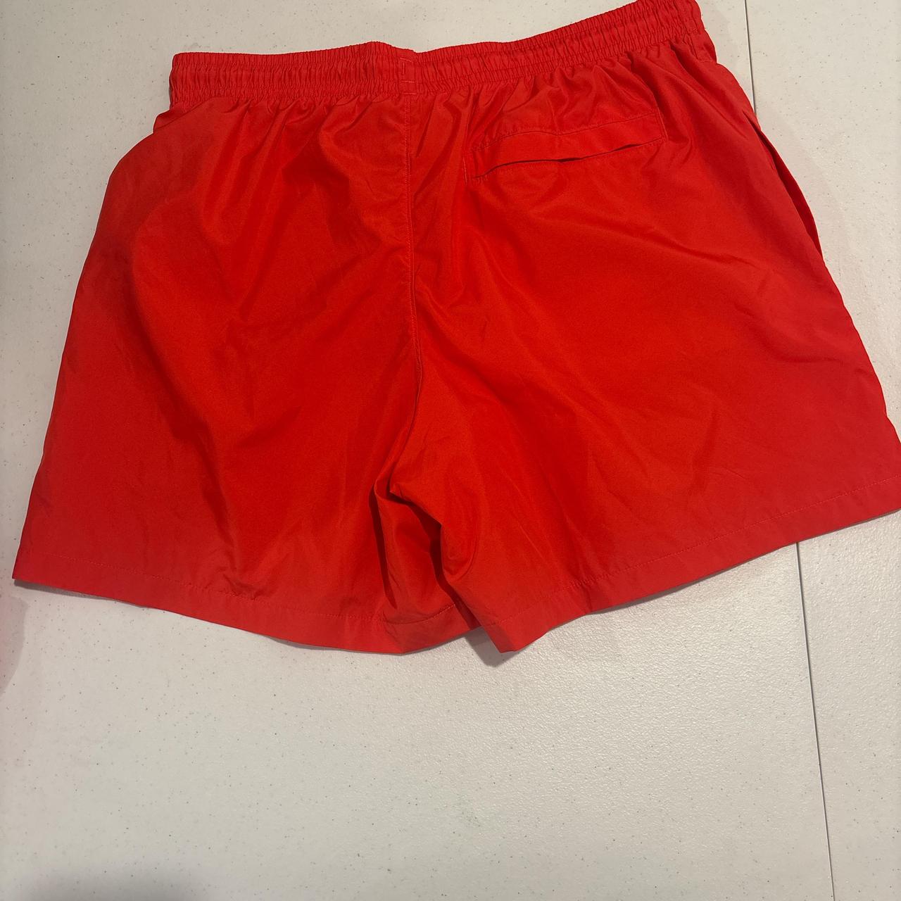 Red volleyball Under Armour shorts #sportswear... | Depop