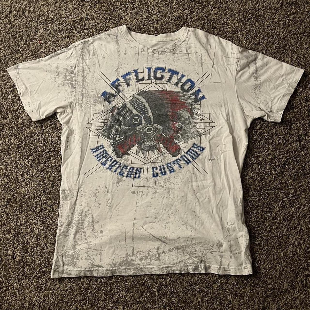 Affliction American Customs Tee Size... - Depop