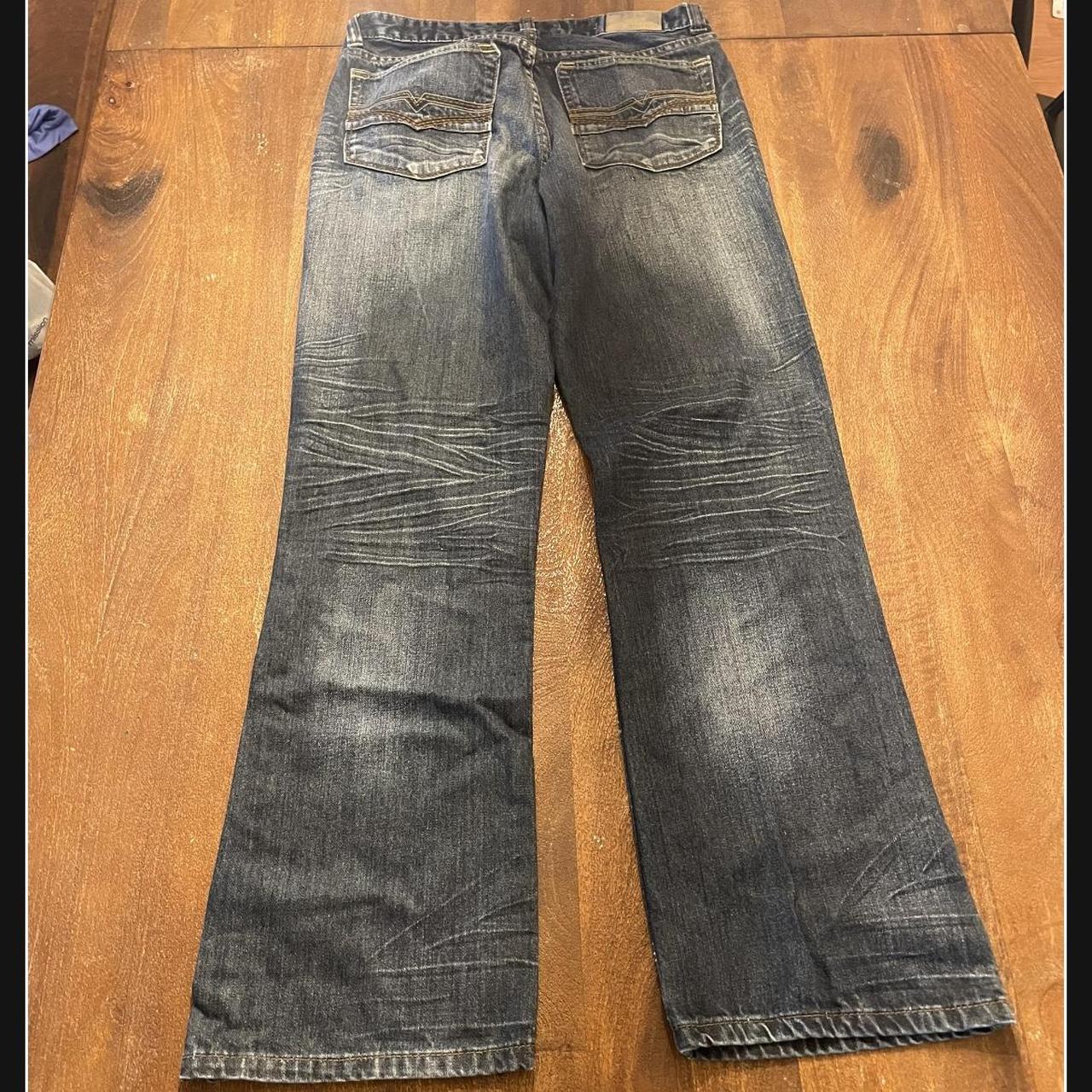 Sick relaxed bootcuts urban pipeline jeans 32x34... - Depop