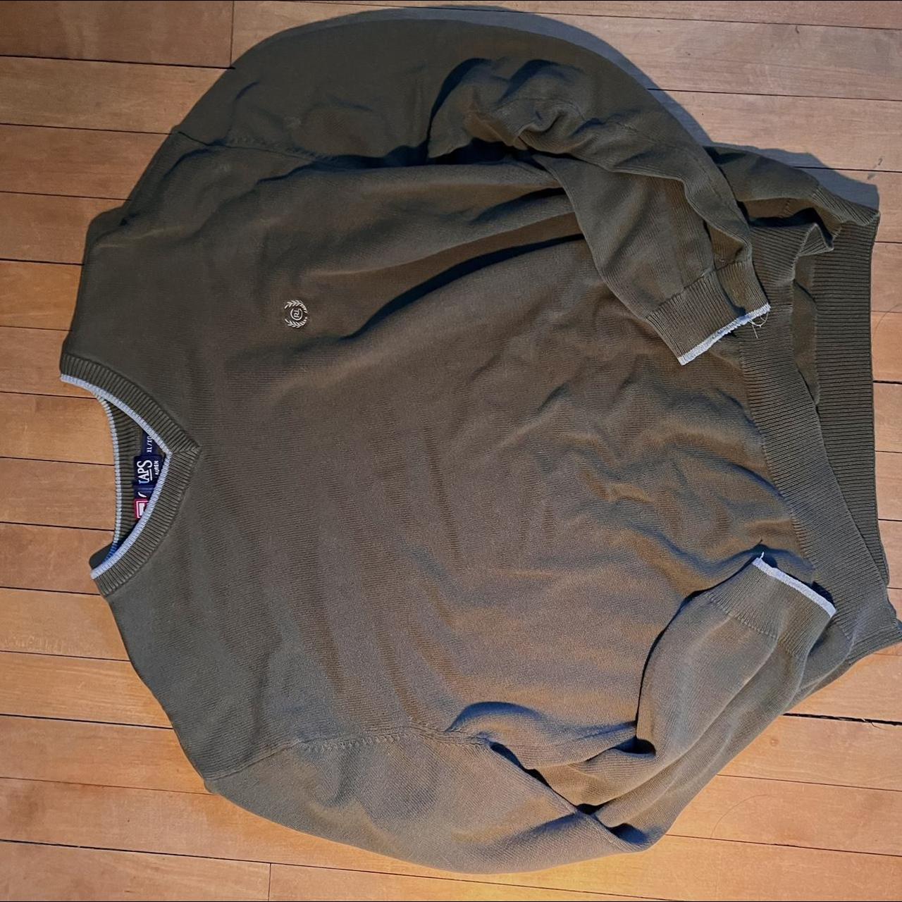 Chaps Men's Green Jumper | Depop