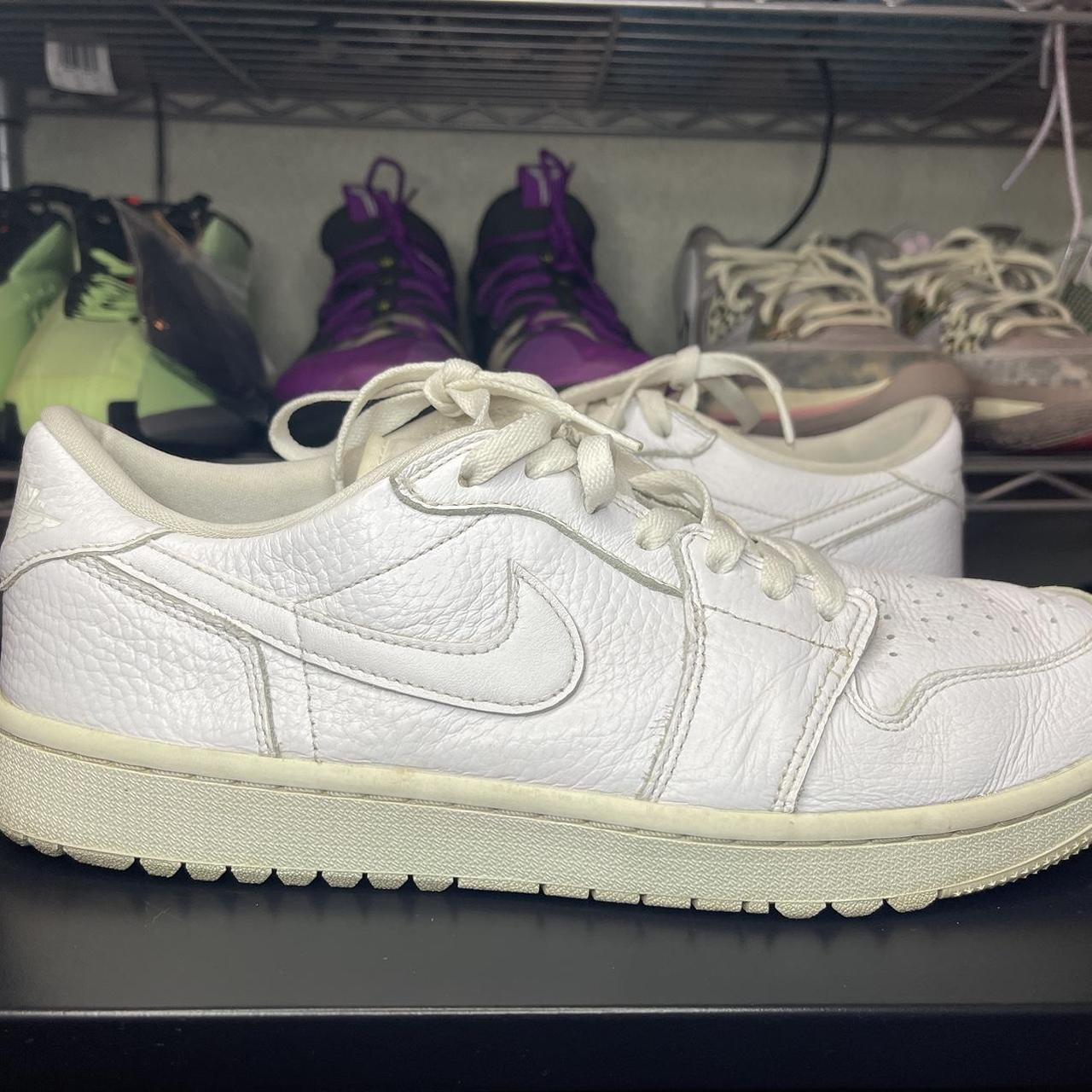 Nike Air Jordan 1 Low Golf Triple White DD9315-101... - Depop