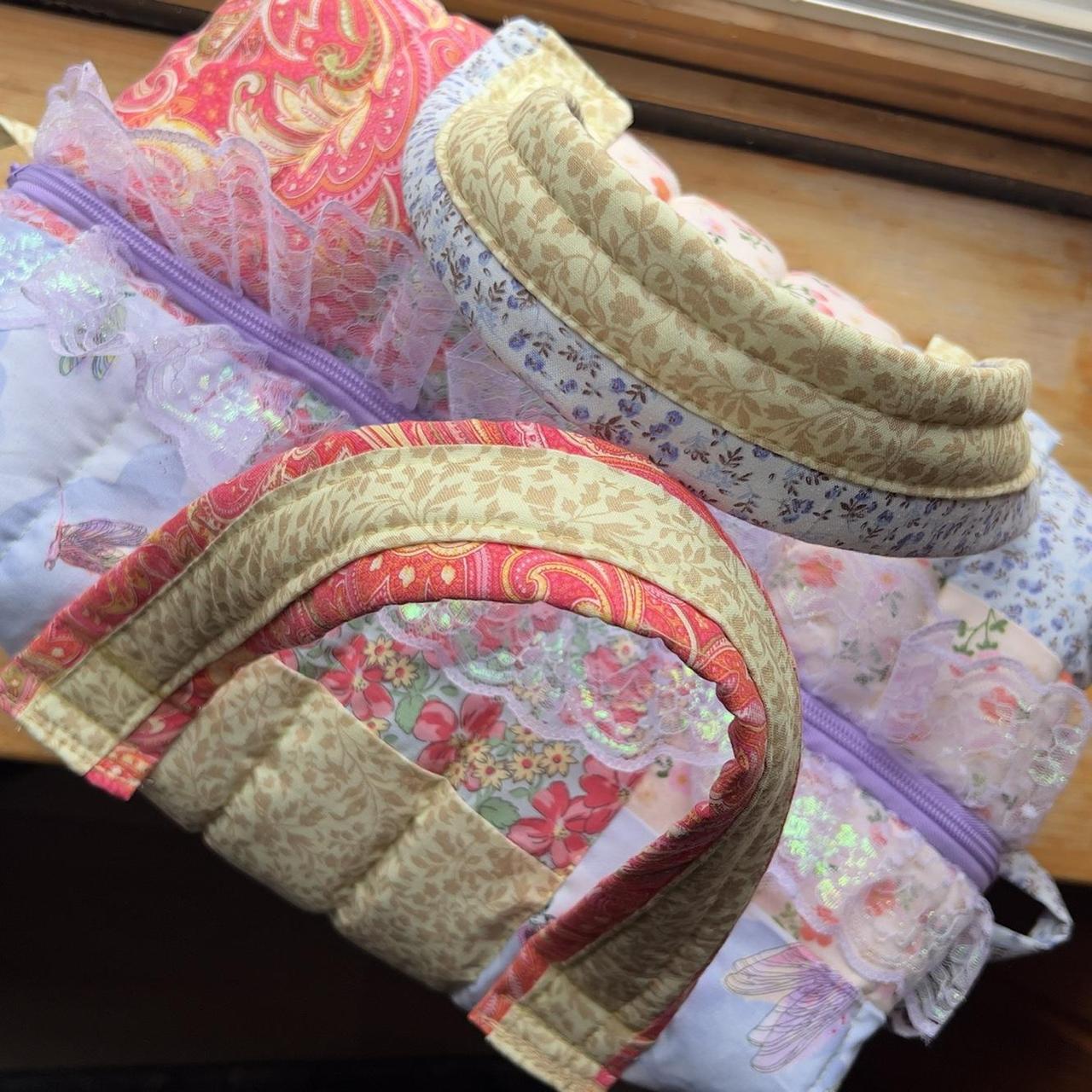 QUILTED ‘OVERNIGHT’ BAG - HANDMADE Large size,... - Depop