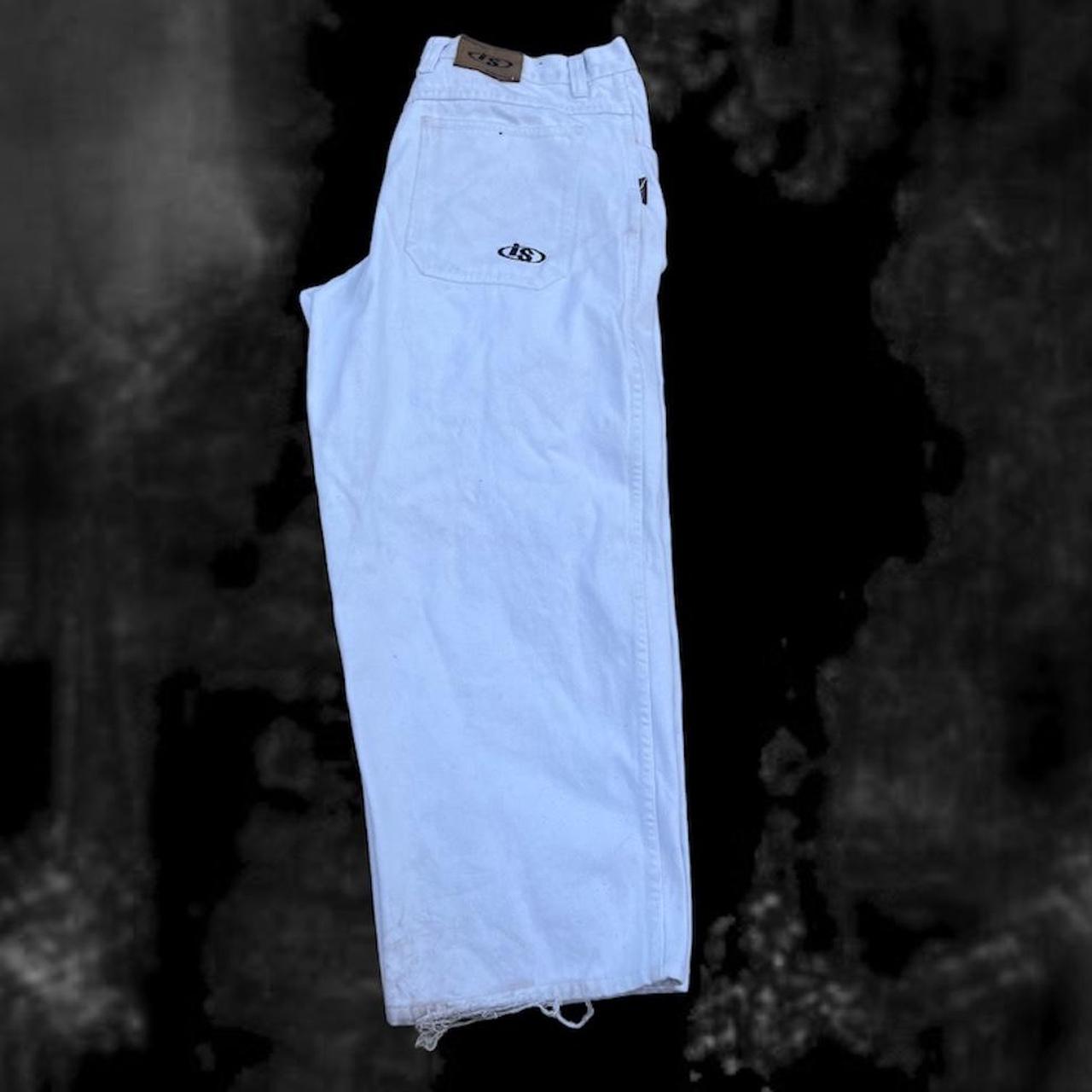 Baggy White Interstate 90s Deadstock Jeans 🌐 Clean,... - Depop