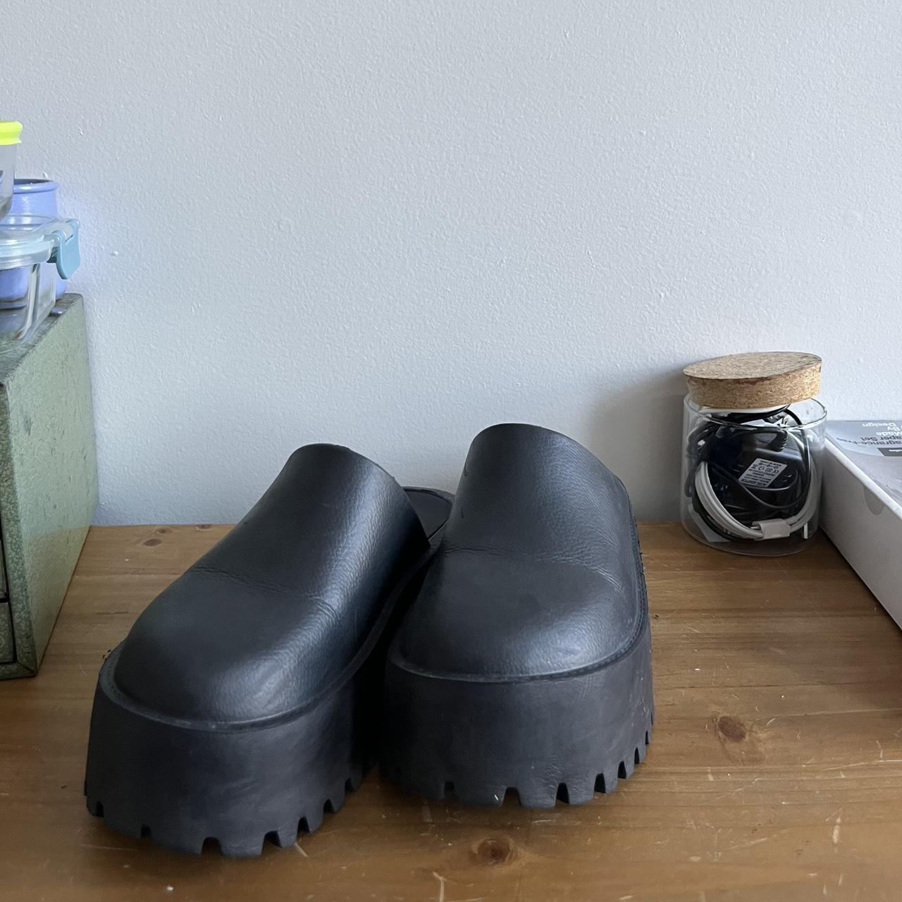 black chunky platform clogs. tagged sorel for a... | Depop