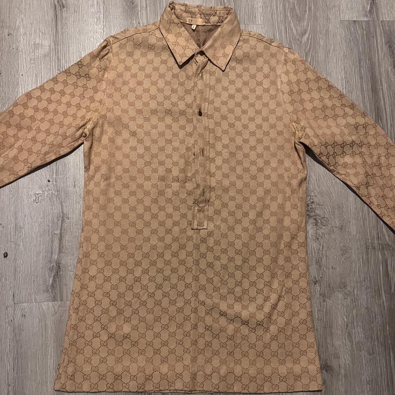 Authentic Gucci shirt Gucci long sleeve button up... - Depop