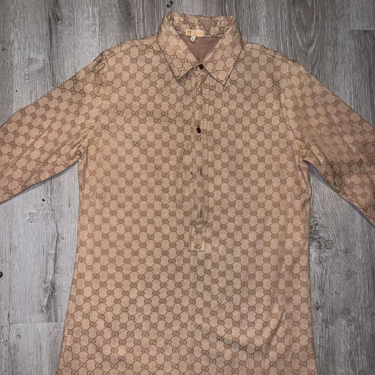 Authentic Gucci shirt Gucci long sleeve button up... - Depop