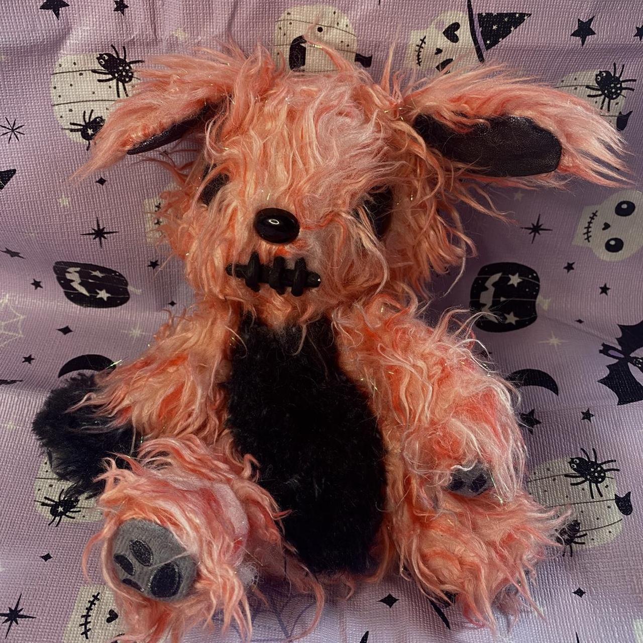Customised rabbit monster teddy Freebies come with... - Depop