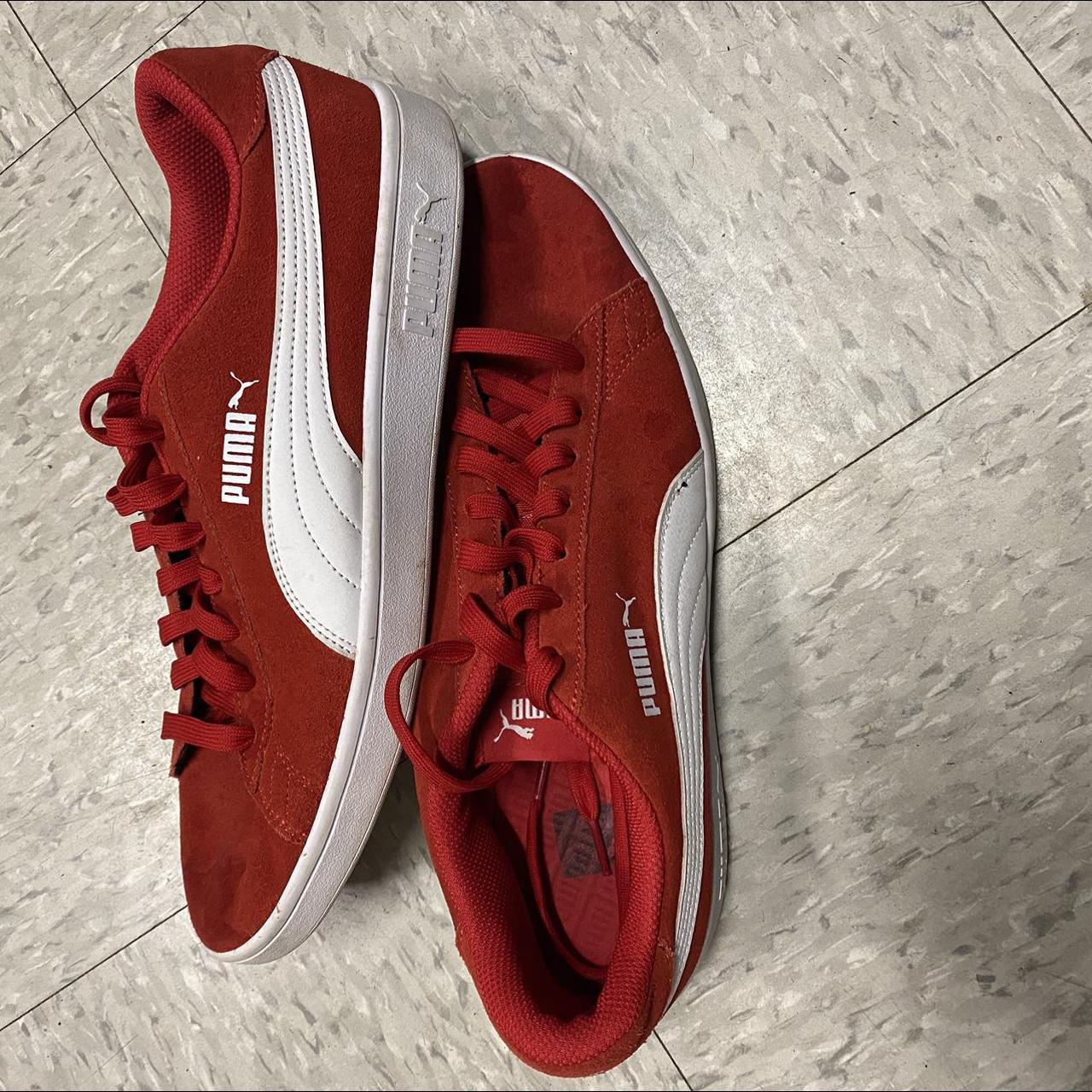 Lightly work PUMA low tops. Never skated. Great... - Depop