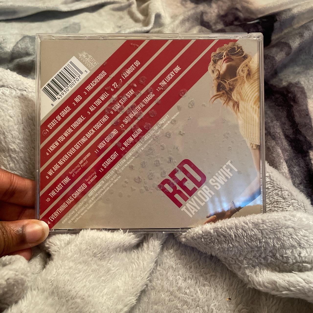 Taylor swift RED CD album Case is flawed but CD and... - Depop
