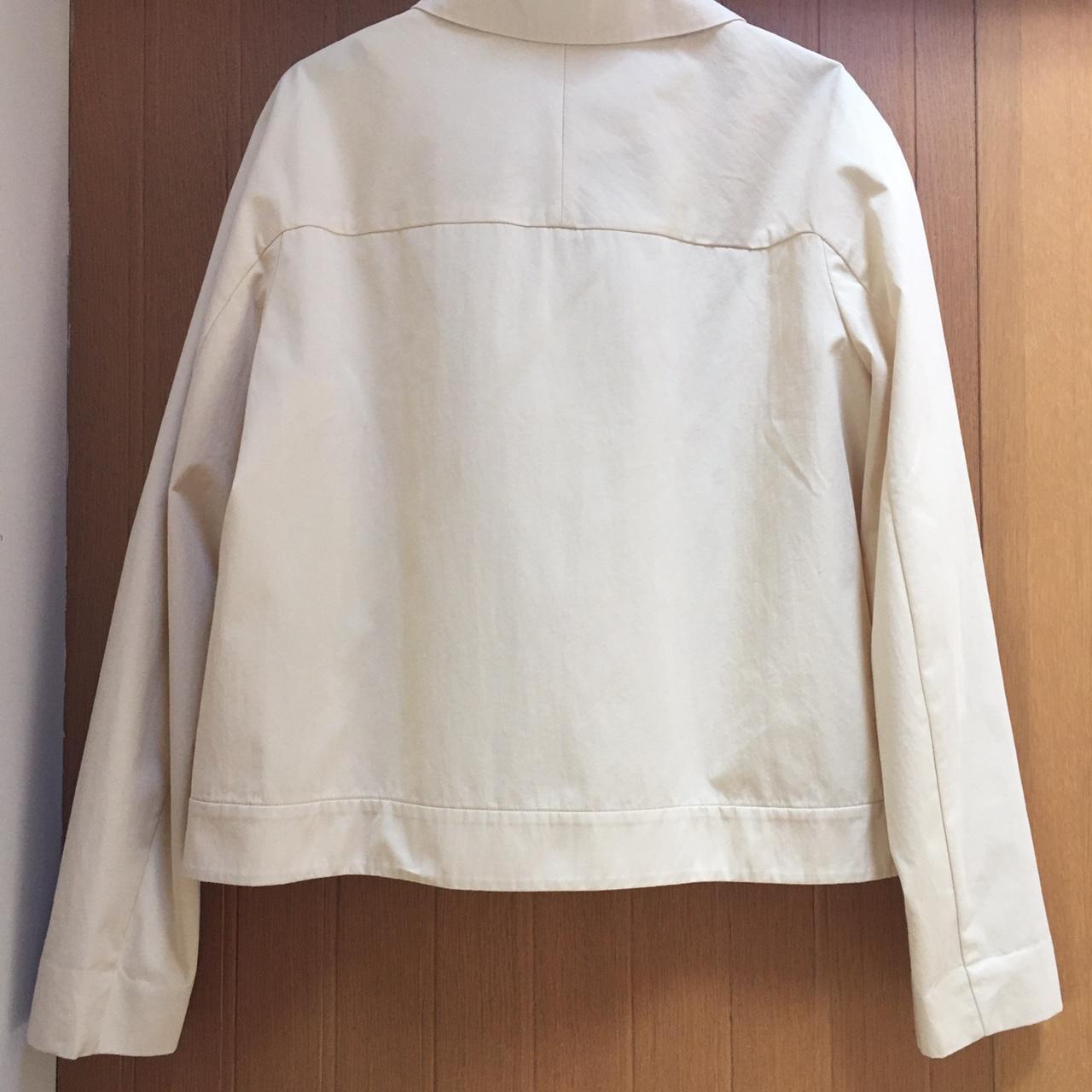COS Ladies cream long sleeve jacket. Size: 40 (size... - Depop