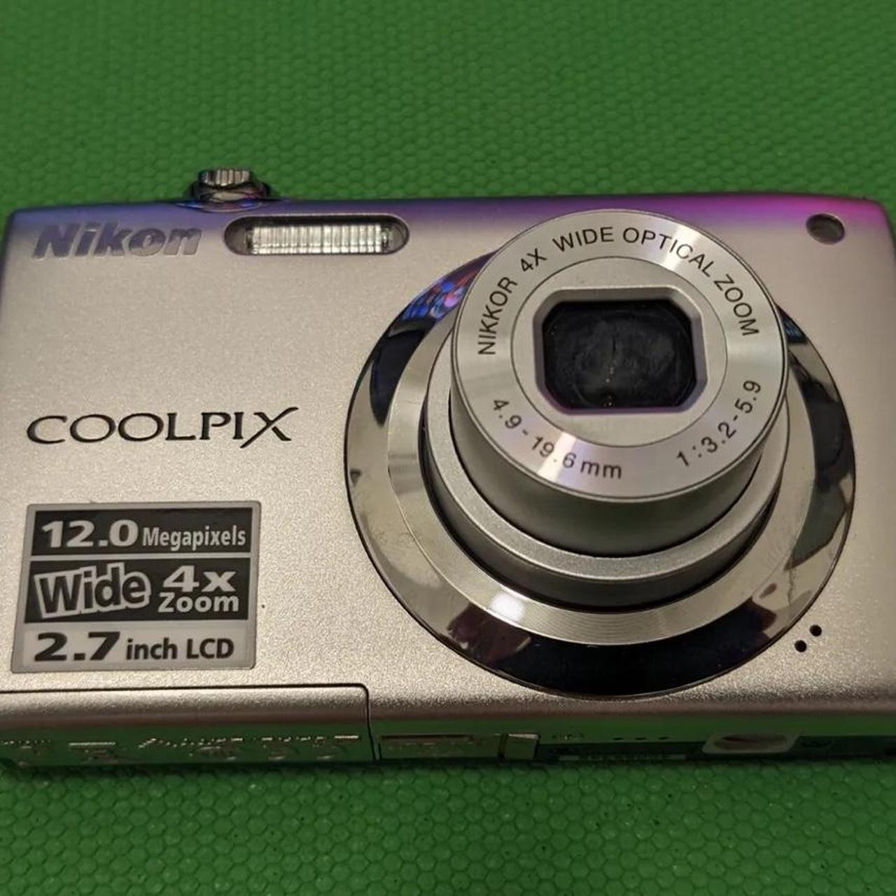 Nikon COOLPIX S3000 12.0MP Digital Camera - Silver... - Depop