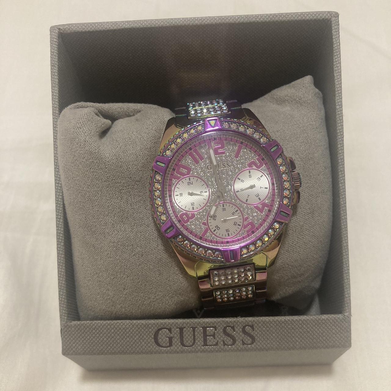 Guess frontier watch Swarovski crystals RRP... - Depop