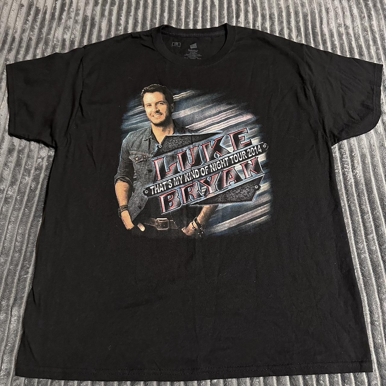 Luke Bryan 2014 Tour T-Shirt size XL Some fading No... - Depop