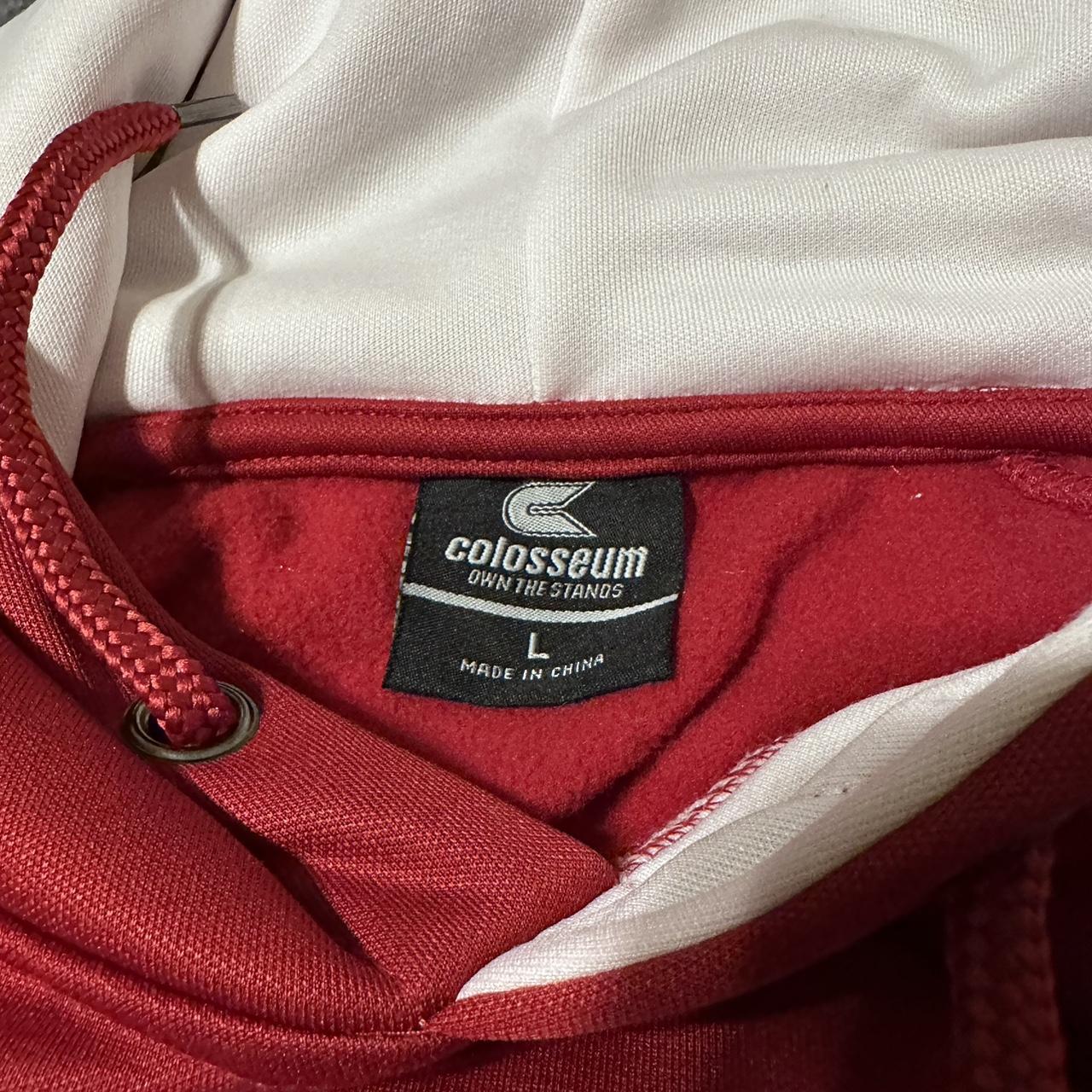 Colosseum Oklahoma Sooners OU Hoodie Sweater Logo... - Depop