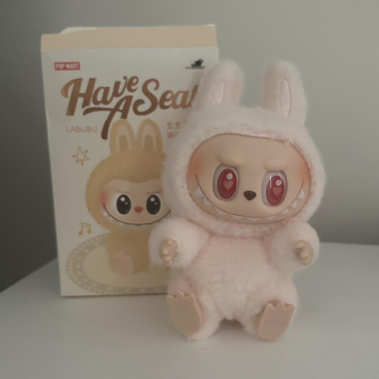 real authentic labubu have a seat bought from... | Depop