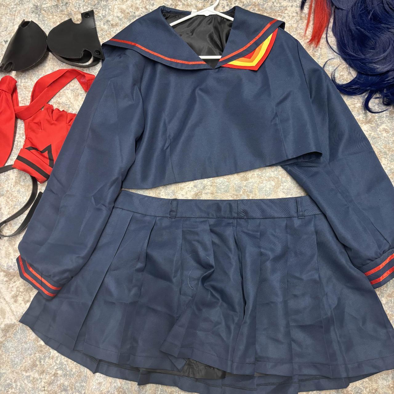 kill la kill Ryuko Matoi Cosplay, full outfit with... - Depop