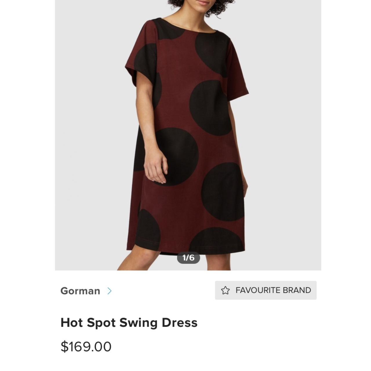 Gorman hot spot swing dress, size small tshirt... - Depop