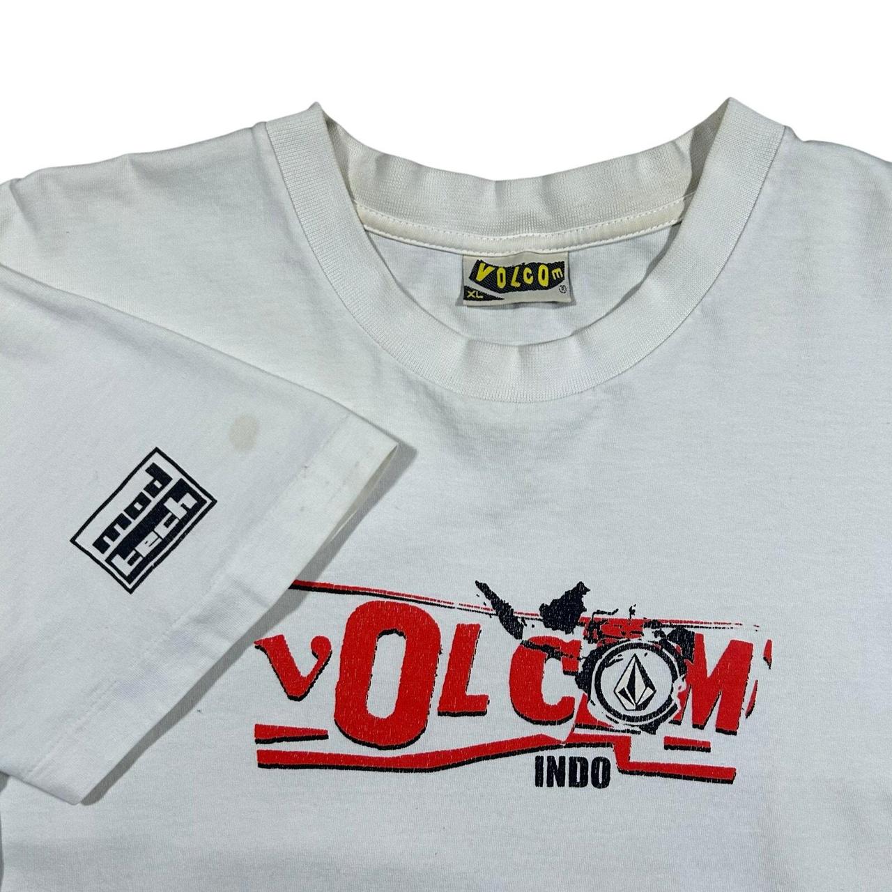 Vintage 1990s Volcom Single Stitch Spell-Out... | Depop